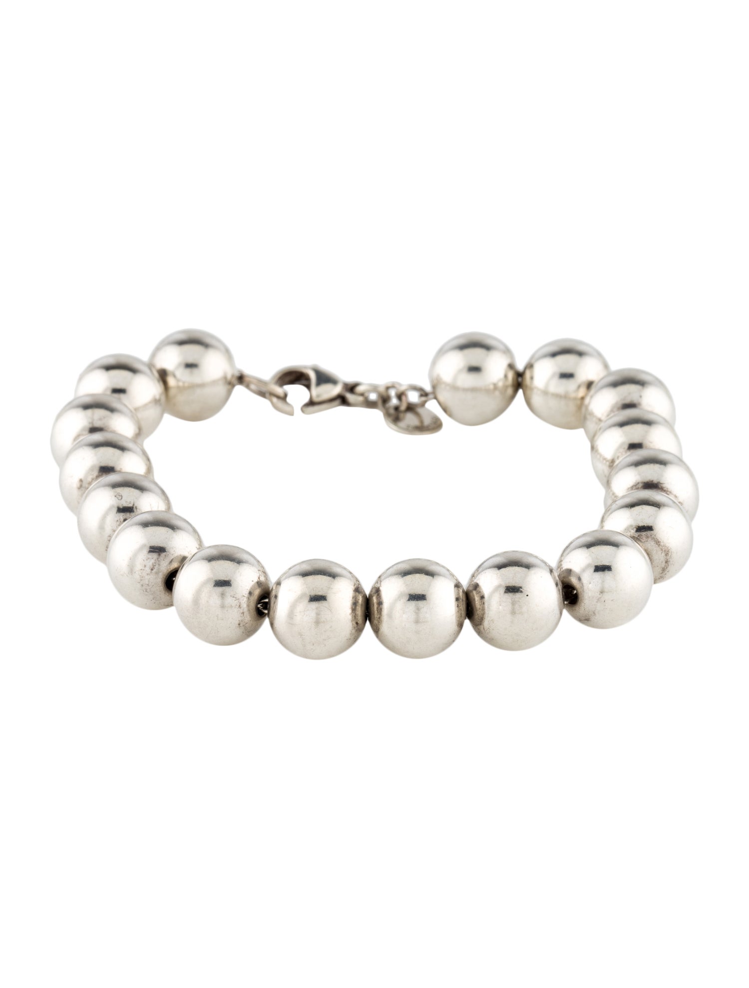 Tiffany & Co. Hardware Ball Bracelet - Sterling Silver Bead, Bracelets ...