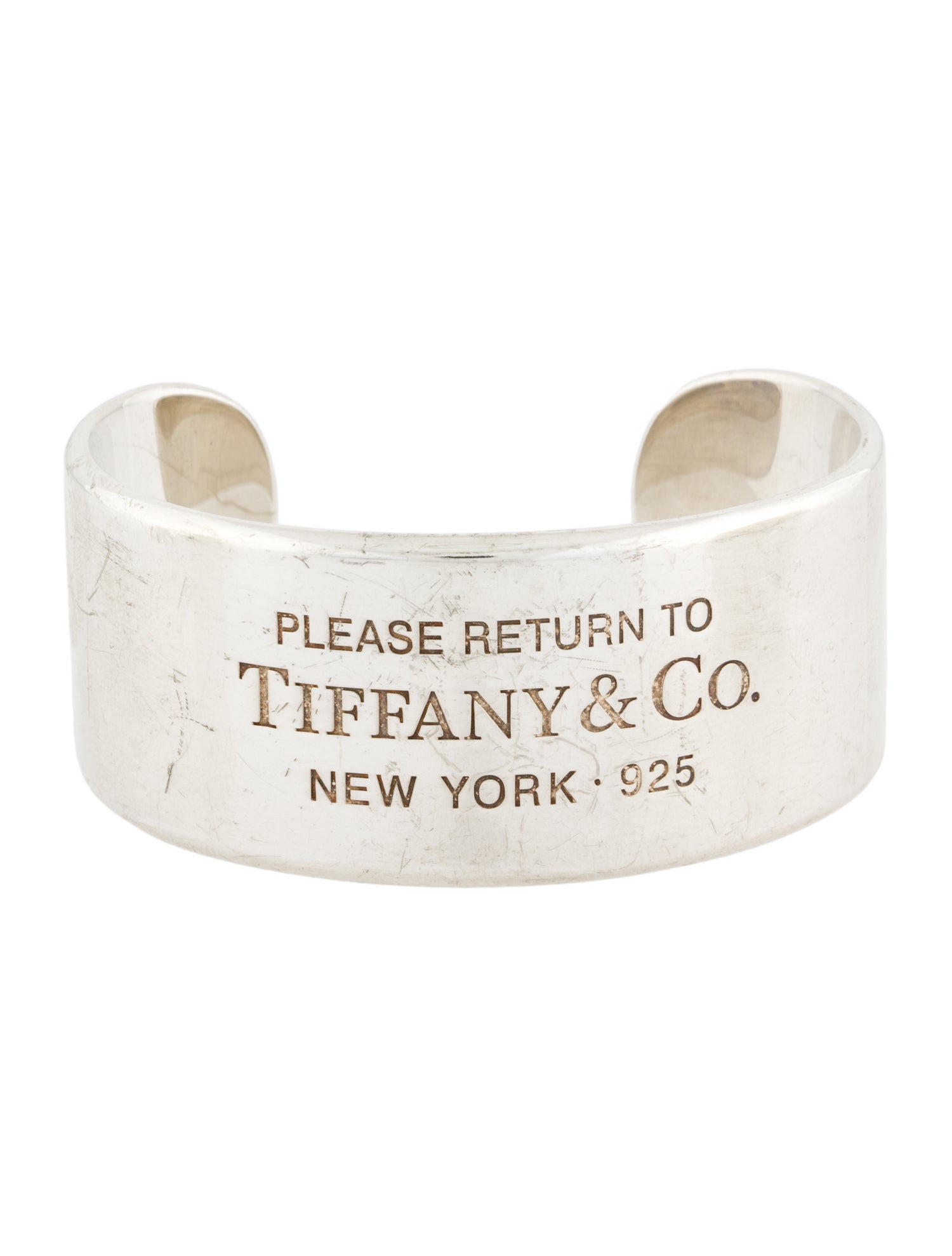 Tiffany & Co. Vintage 1837 Wide Cuff Bracelet - Sterling Silver Cuff, Bracelets - TIF276273 ...