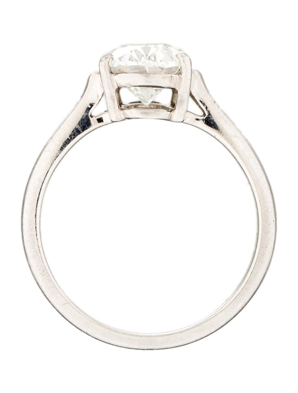 Tiffany & Co. Platinum Oval Diamond Engagement Ring - Rings - TIF28873 ...