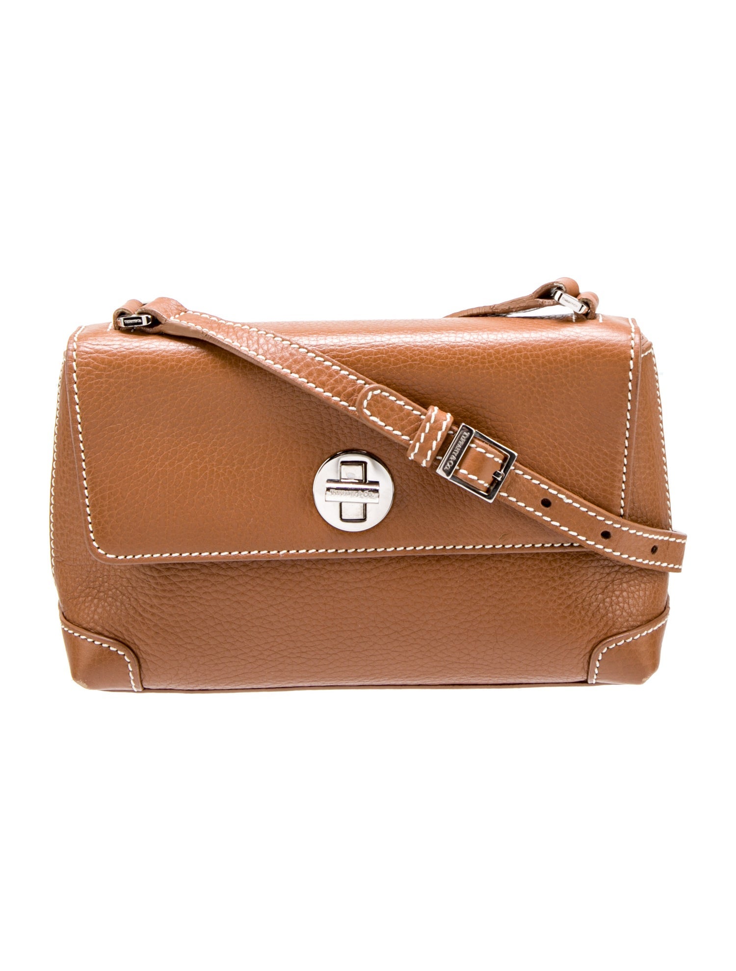 Tiffany & Co. Leather Crossbody Bag - Brown Crossbody Bags, Handbags ...