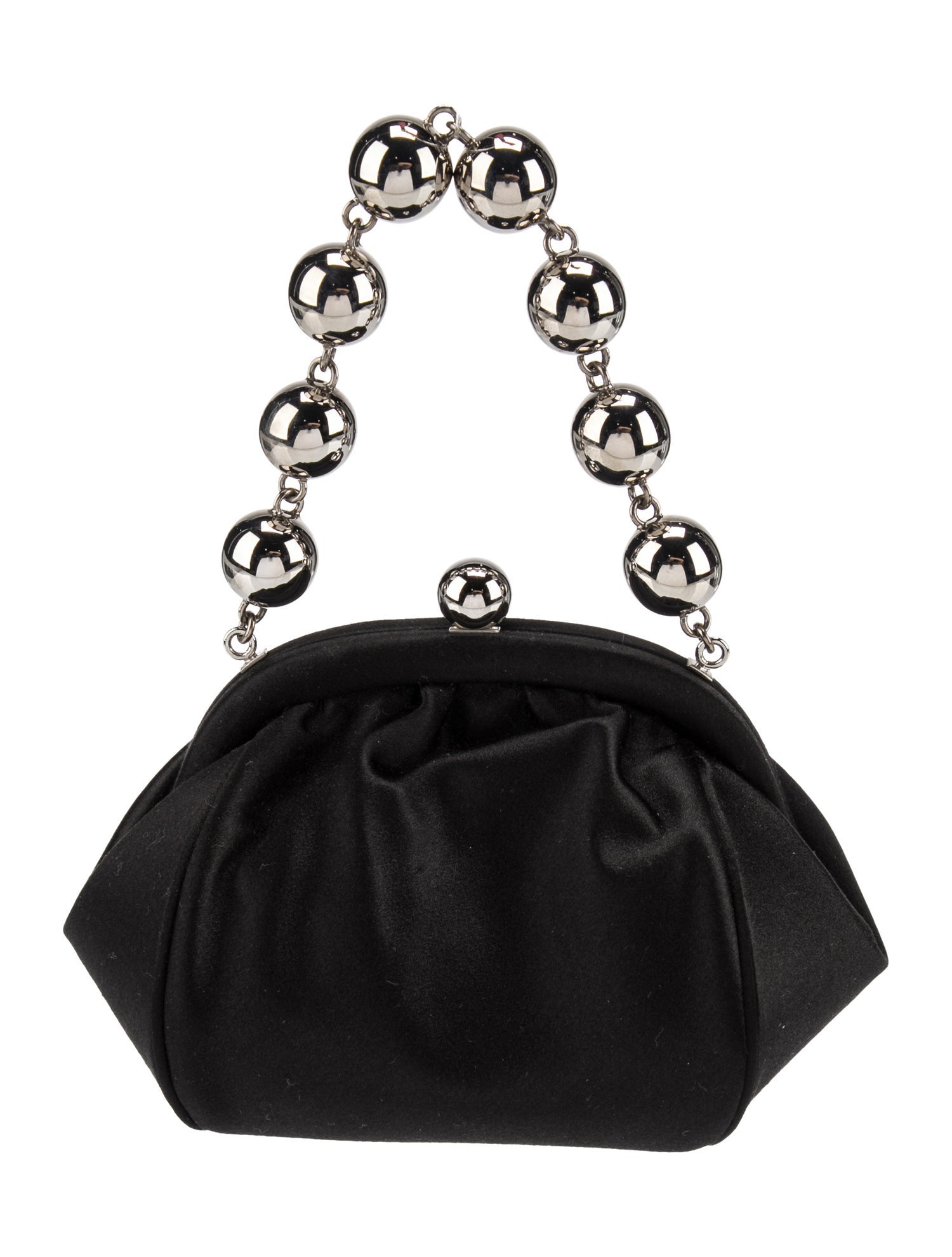 Tiffany & Co. Satin Beaded Mini Coin Bag - Black Mini Bags, Handbags - TIF288670 | The RealReal