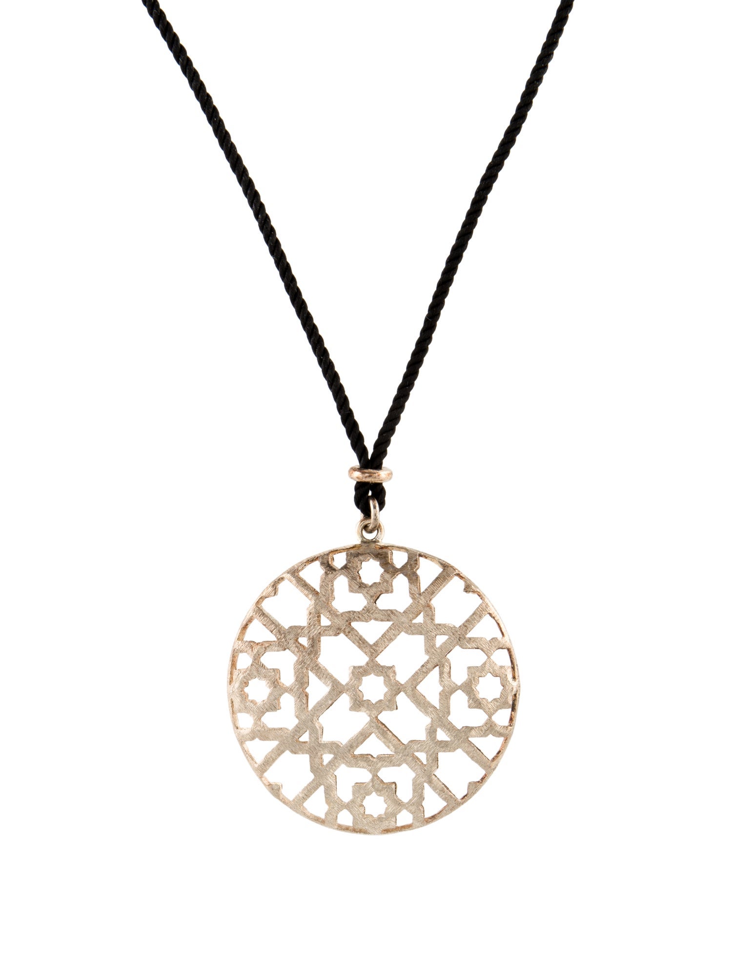 Tiffany & Co. Marrakesh Zellige Open Pendant Necklace - Sterling Silver ...