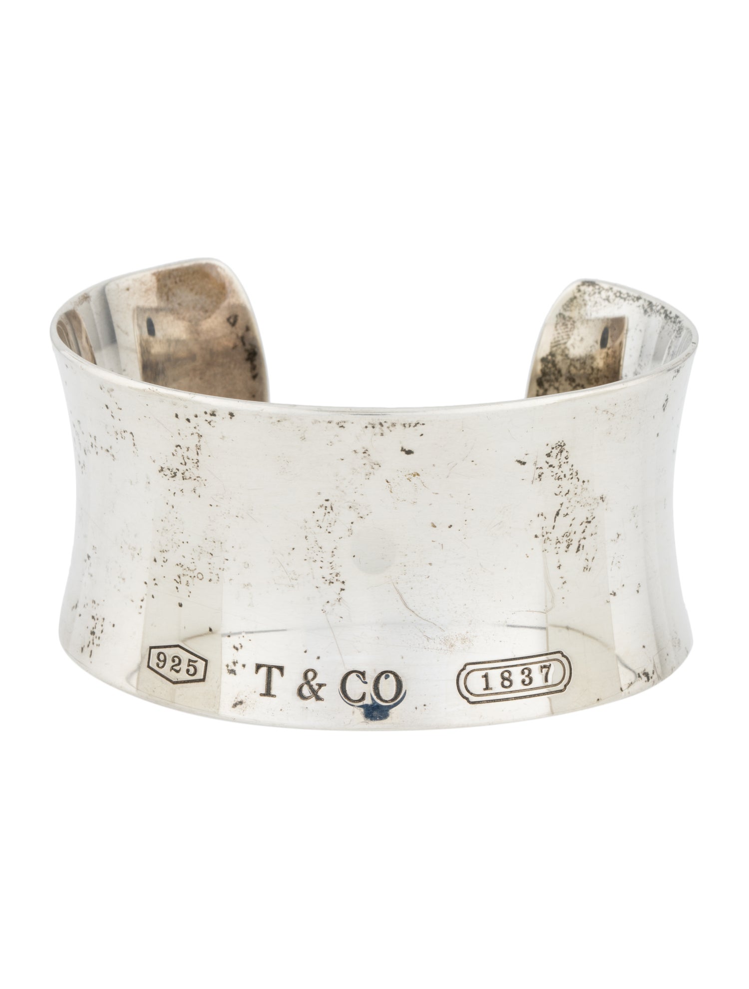 Tiffany & Co. Vintage 1837 Wide Cuff Bracelet - Sterling Silver Cuff, Bracelets - TIF276273 ...