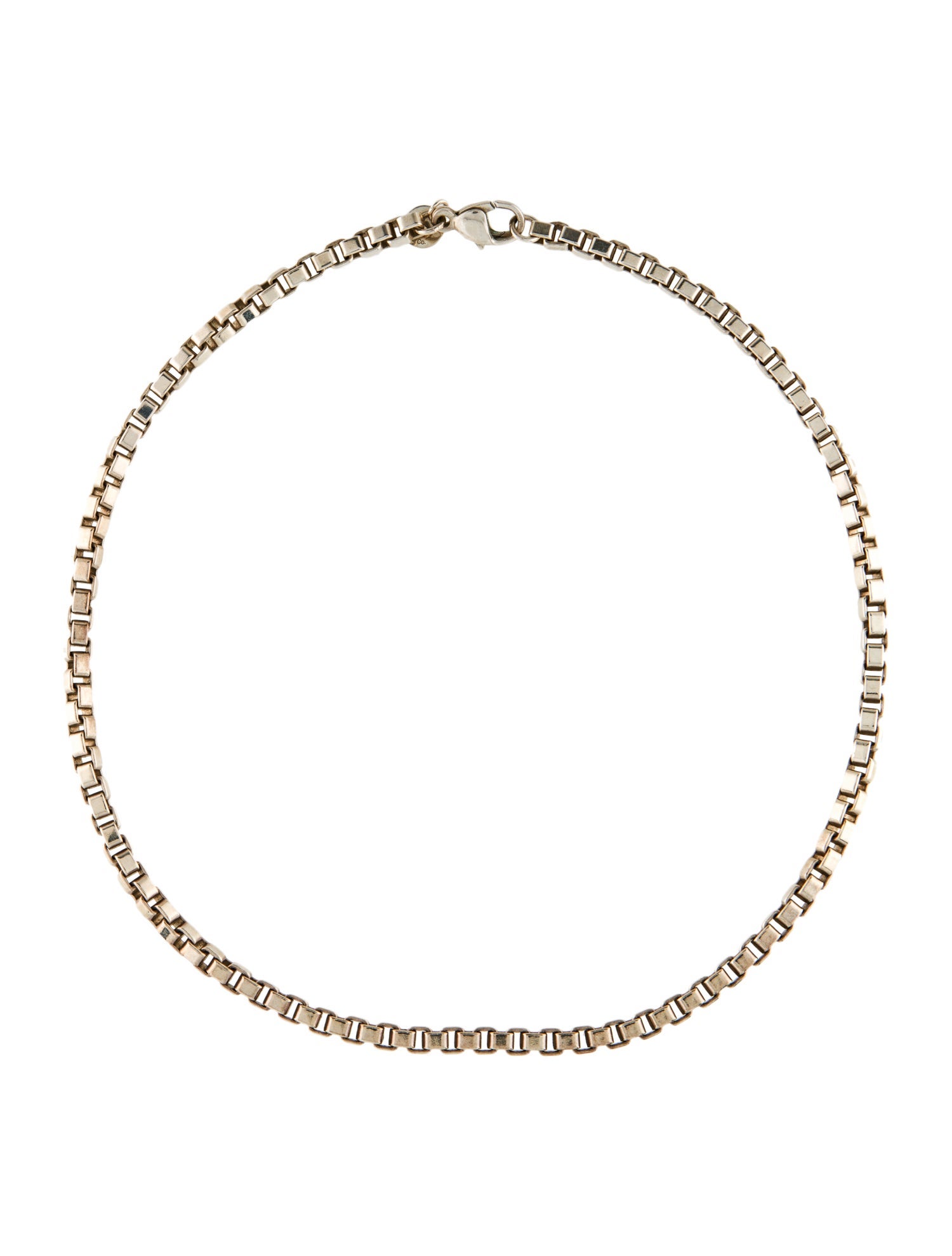 David Yurman Large Box Chain Link Necklace - Sterling Silver Chain ...