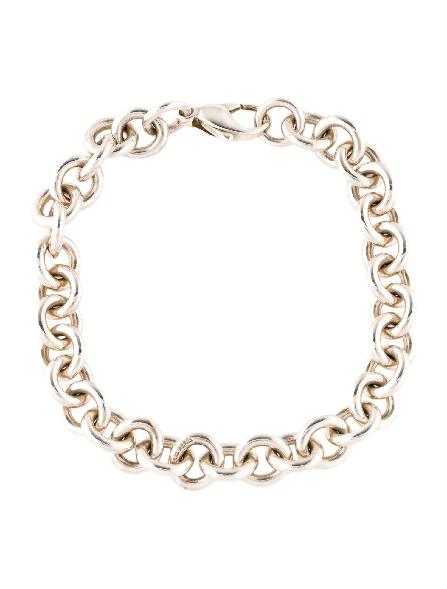 Tiffany & Co. Round Link Bracelet - Sterling Silver Link, Bracelets ...