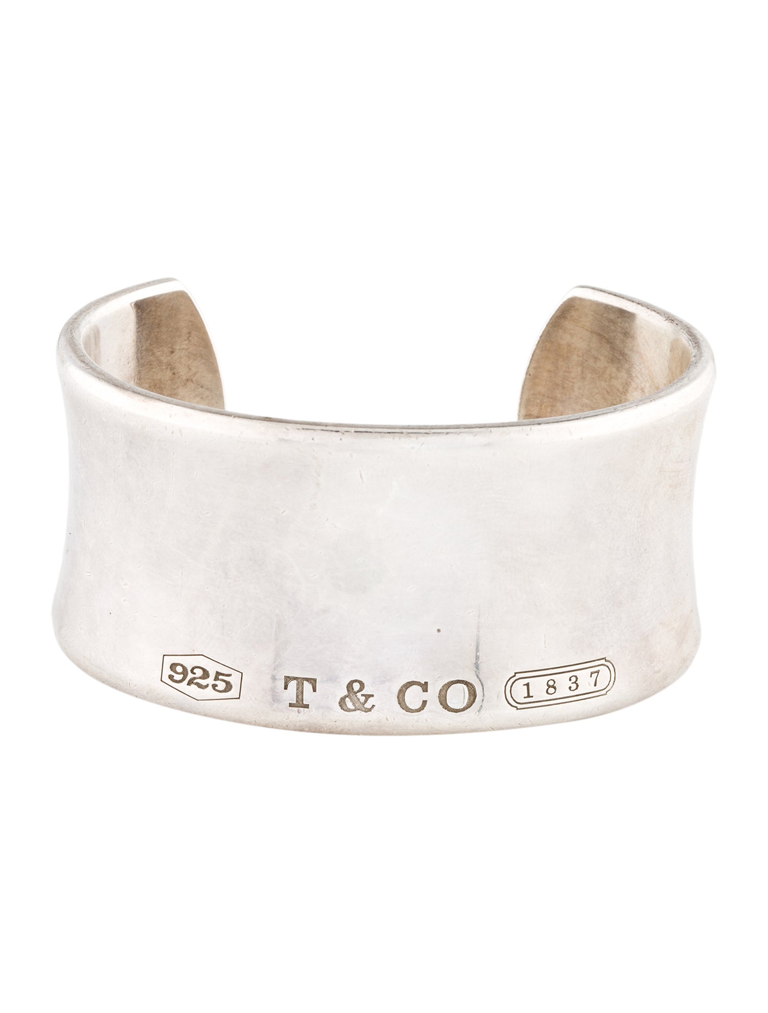 Tiffany & Co. Vintage 1837 Wide Cuff Bracelet - Sterling Silver Cuff, Bracelets - TIF276273 ...
