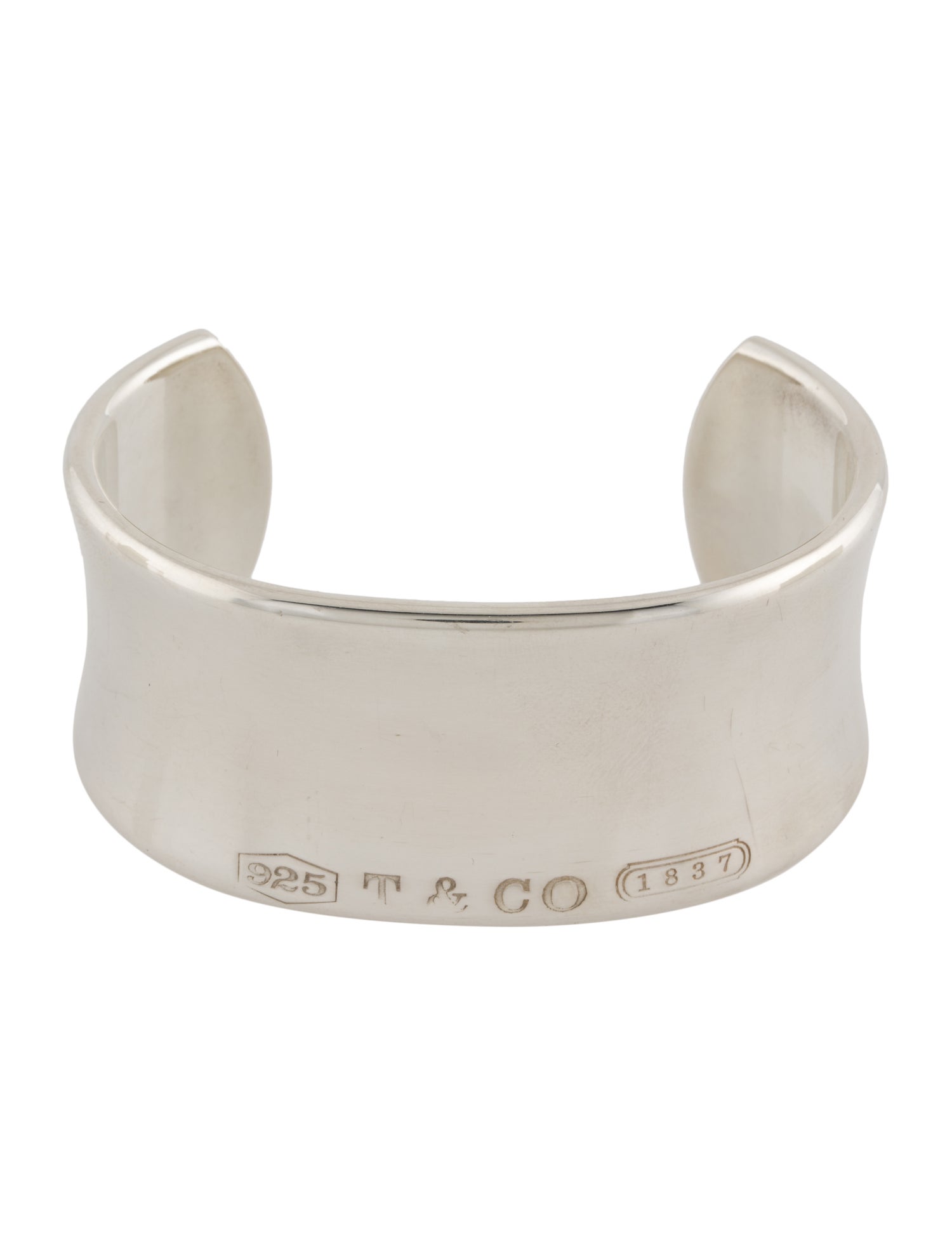 Tiffany & Co. Vintage 1837 Wide Cuff Bracelet - Sterling Silver Cuff, Bracelets - TIF276273 ...