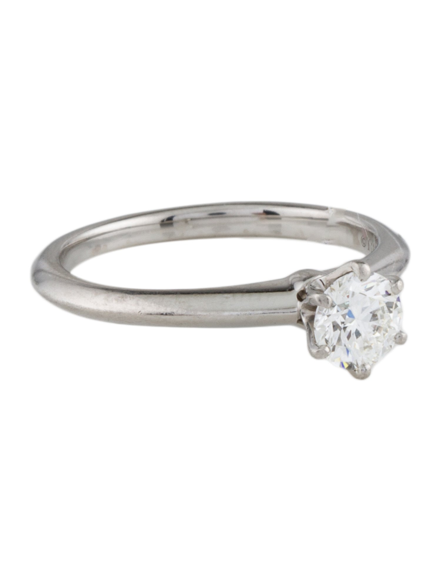 Tiffany & Co. Platinum Diamond Engagement Ring - 950 Platinum ...