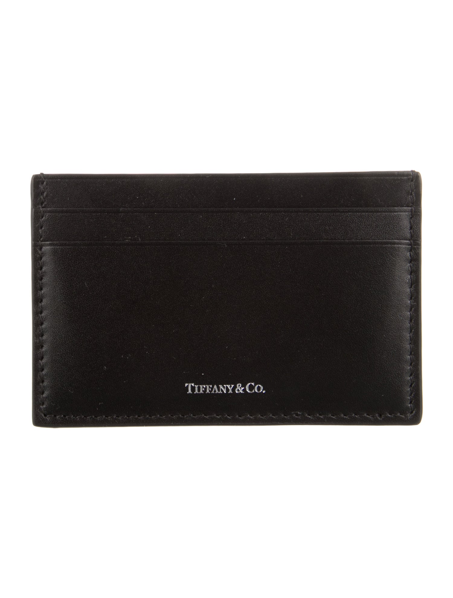 Tiffany & Co. Leather Printed Card Holder - Black Wallets, Accessories ...