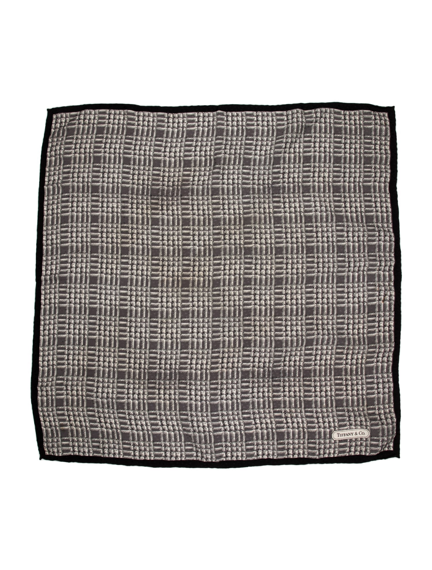 Tiffany & Co. Silk Printed Scarf - Black Scarves and Shawls ...