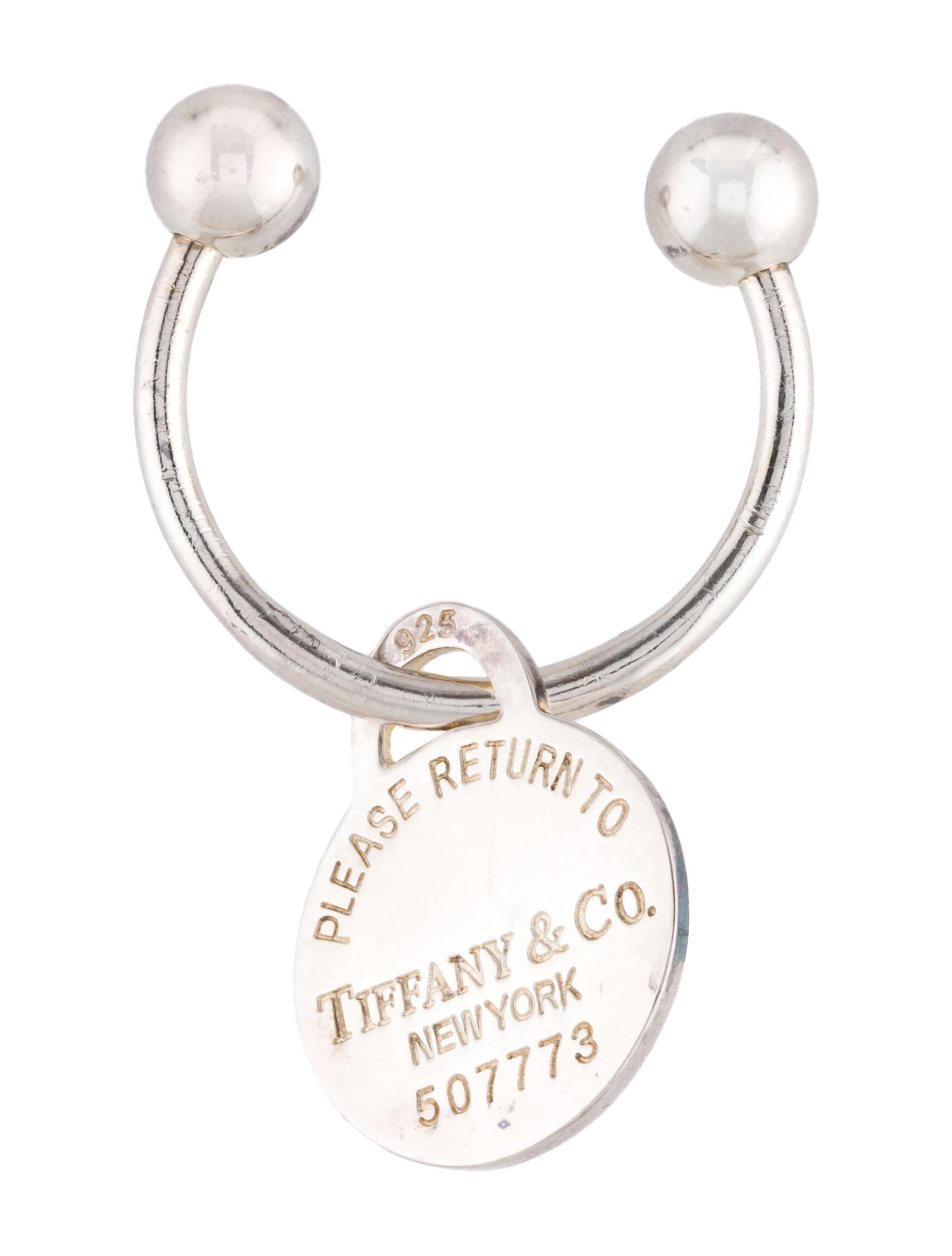 Tiffany & Co. Sterling Silver Keychain - Silver Keychains, Accessories ...