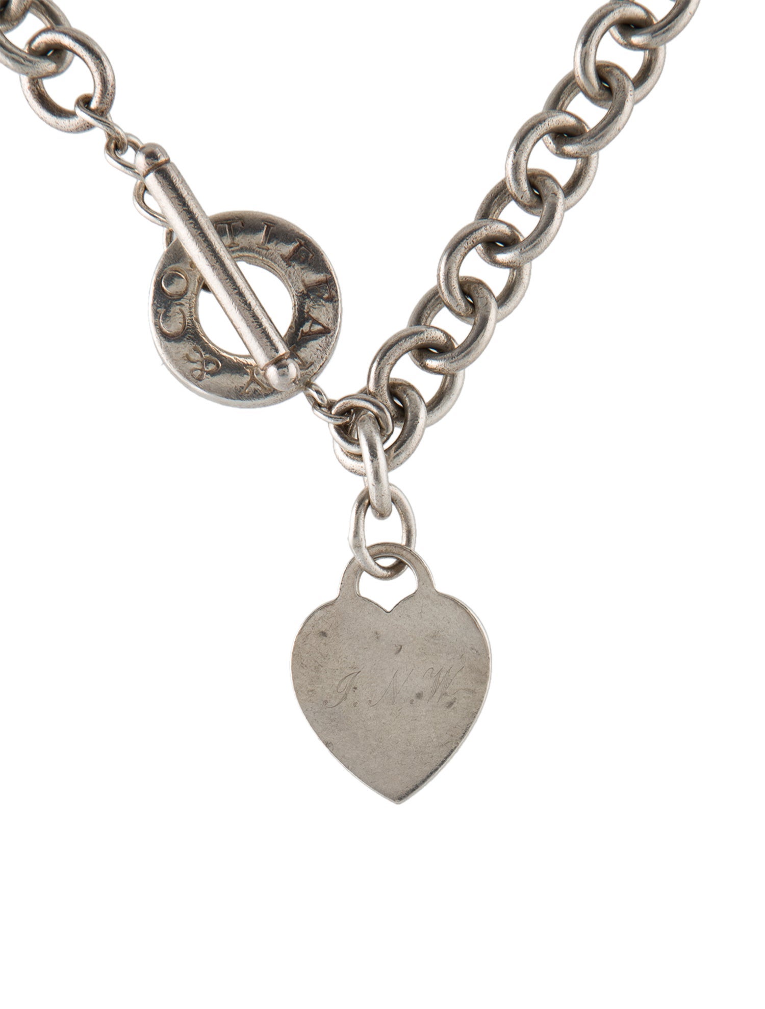 Tiffany & Co. Heart Tag Necklace - Sterling Silver Pendant Necklace ...