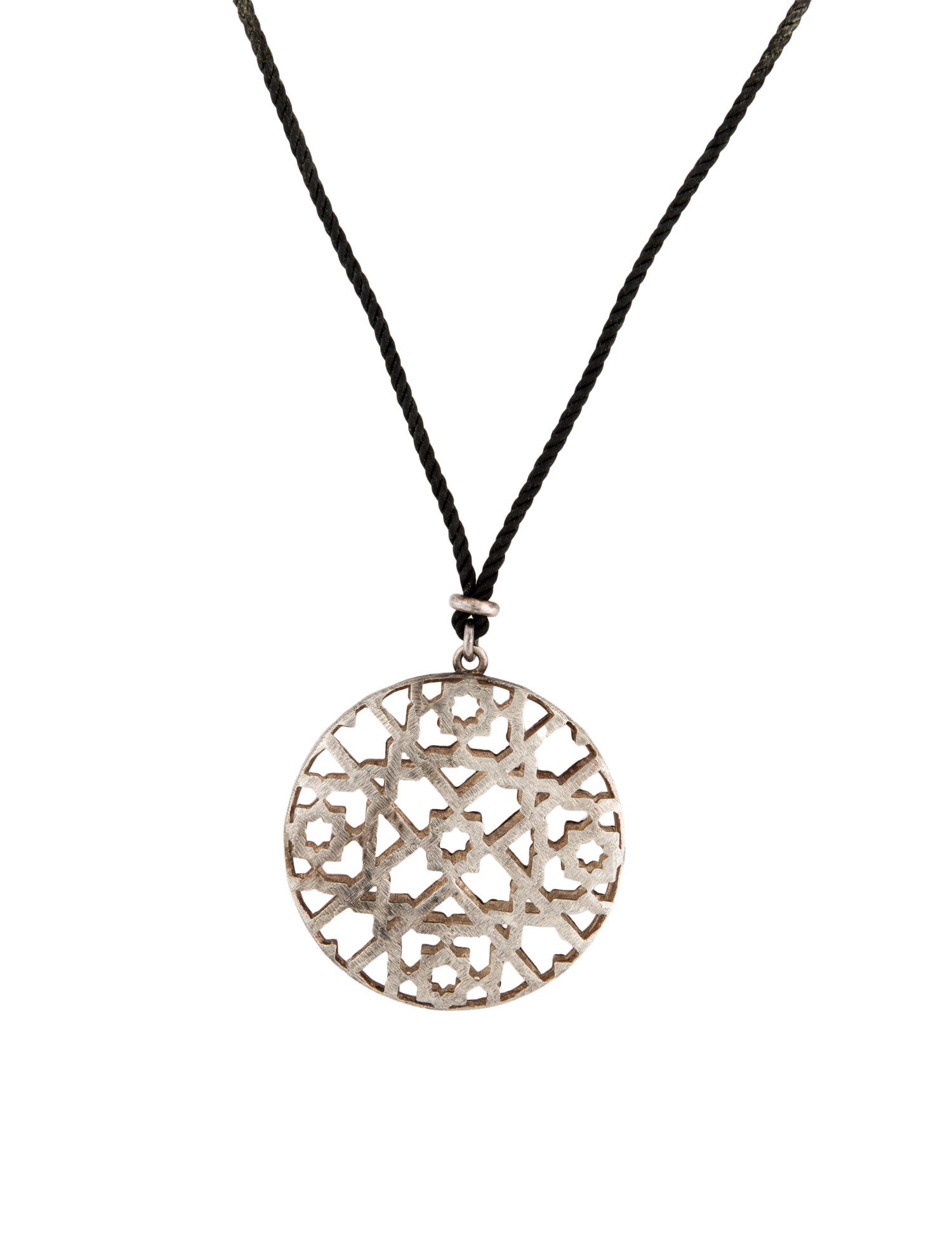 Tiffany & Co. Marrakesh Zellige Open Pendant Necklace - Sterling Silver ...