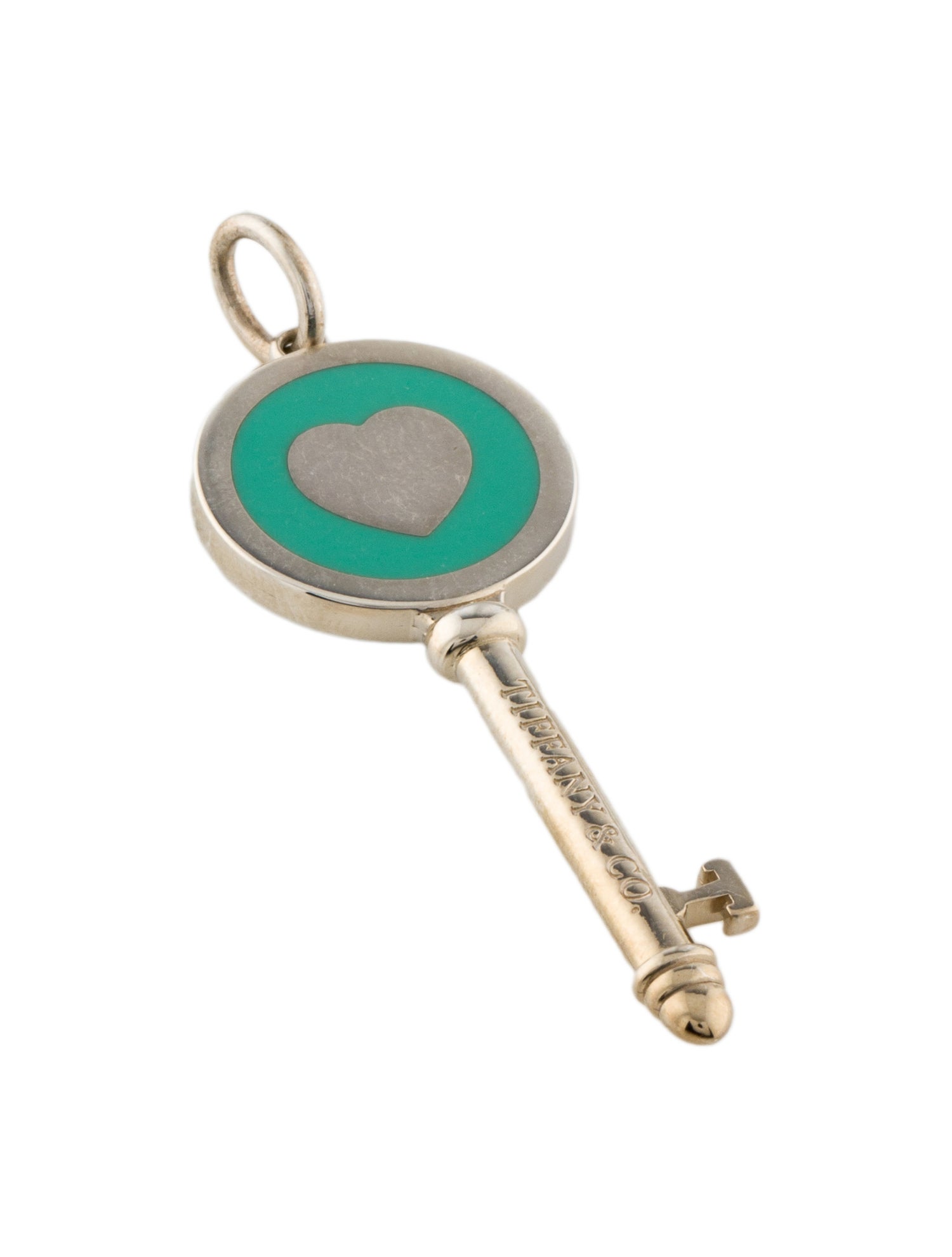 Tiffany & Co. Fleur de Lis Large Key Pendant - Sterling Silver Pendant ...