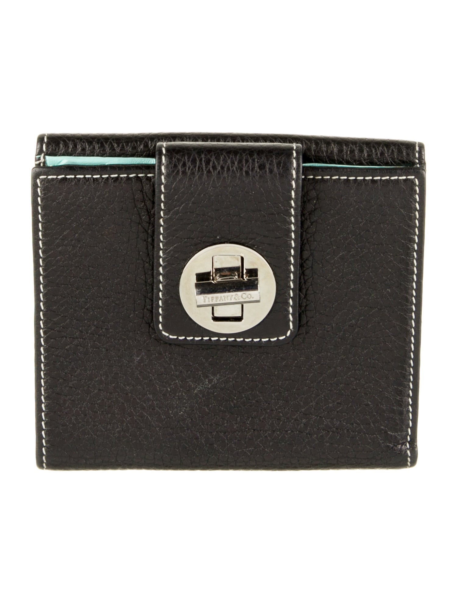 Tiffany & Co. Leather Compact Wallet - Black Wallets, Accessories ...