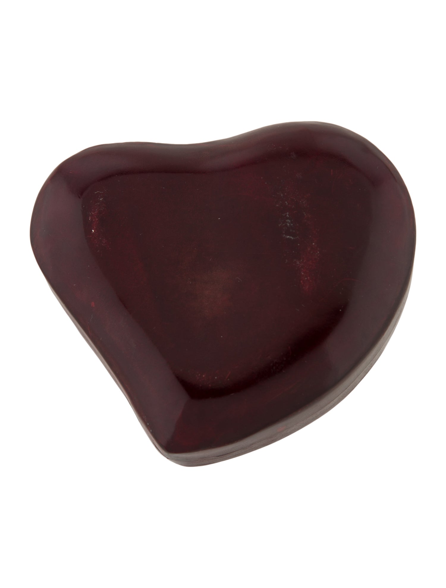 Tiffany & Co. Elsa Peretti Leather Heart Box - Red Decorative Accents ...
