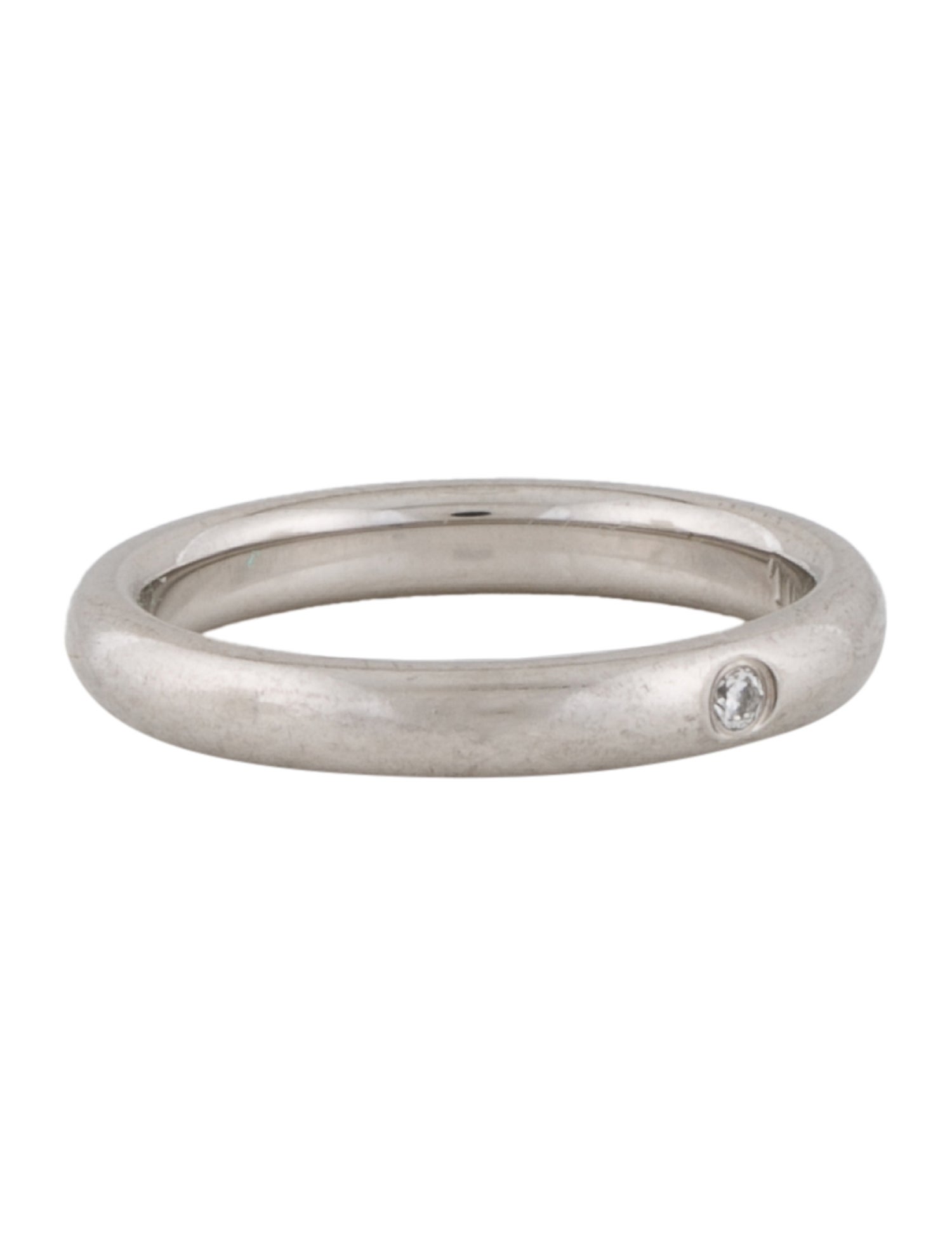 Tiffany & Co. Platinum Diamond Elsa Peretti® Band Ring - 950 Platinum ...