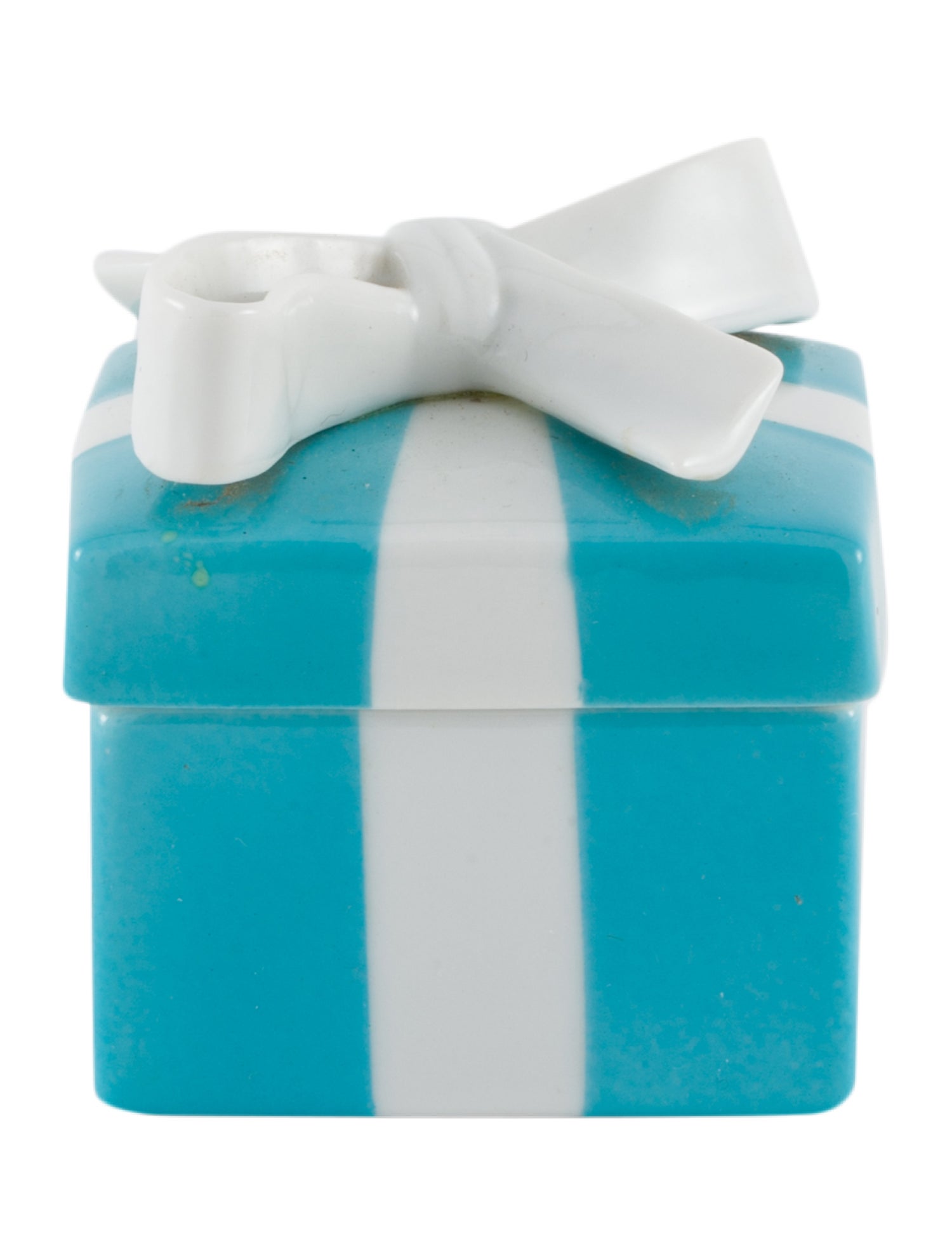 Tiffany & Co. Mini Porcelain Gift Box - Blue Decorative Accents, Decor ...
