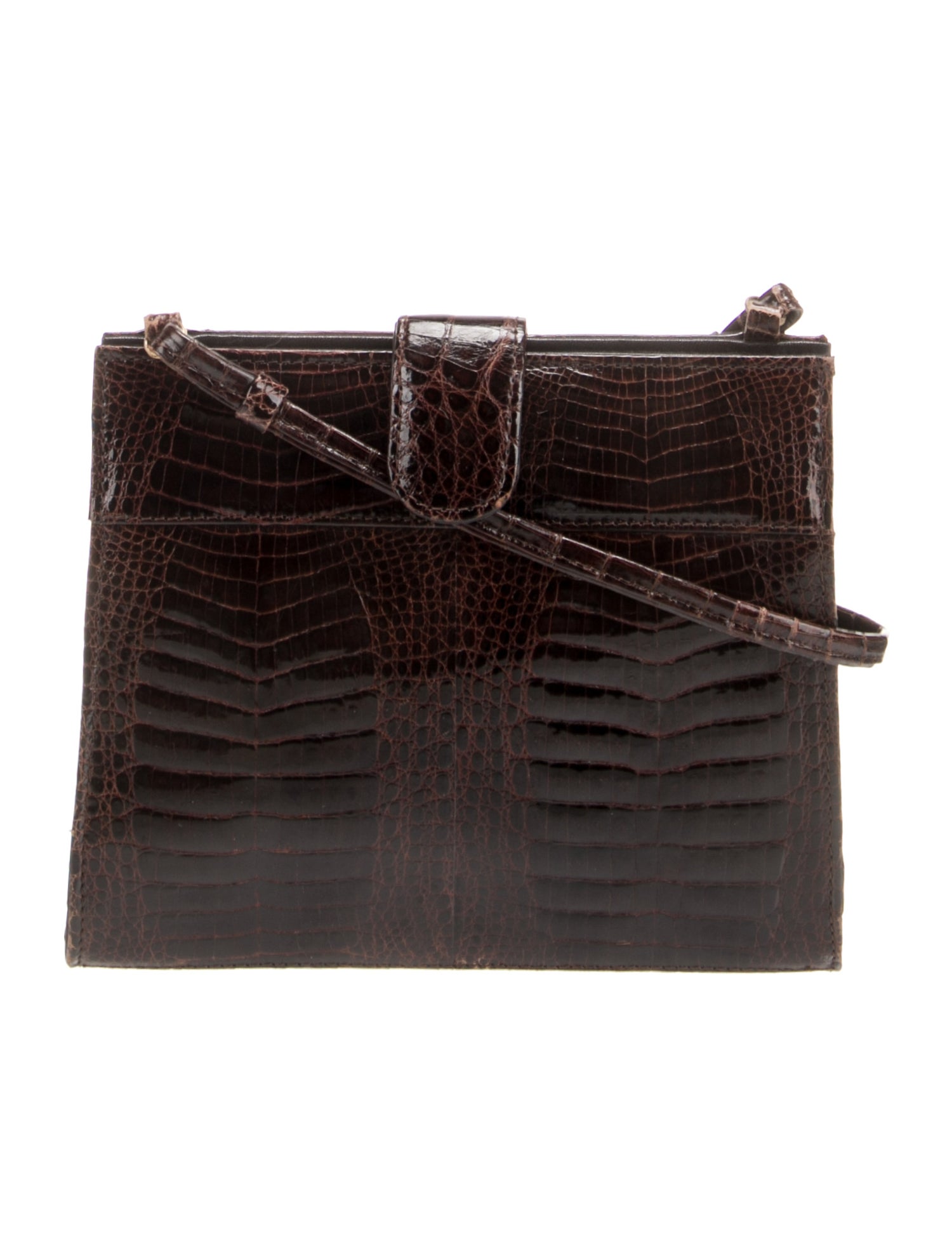 Tiffany & Co. Crocodile Evening Bag - Brown Mini Bags, Handbags ...