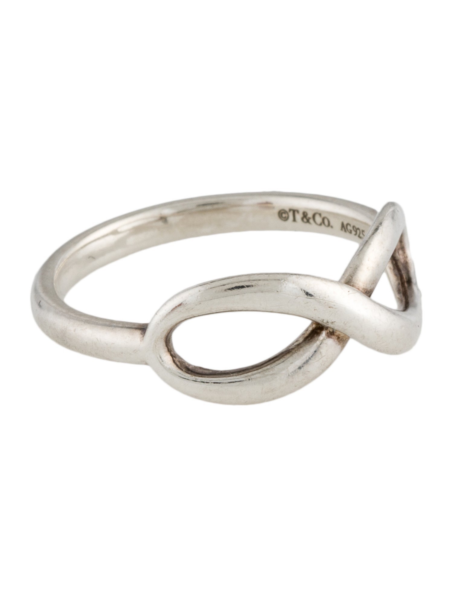 Tiffany & Co. Infinity Ring - Sterling Silver Band, Rings - TIF302517 ...