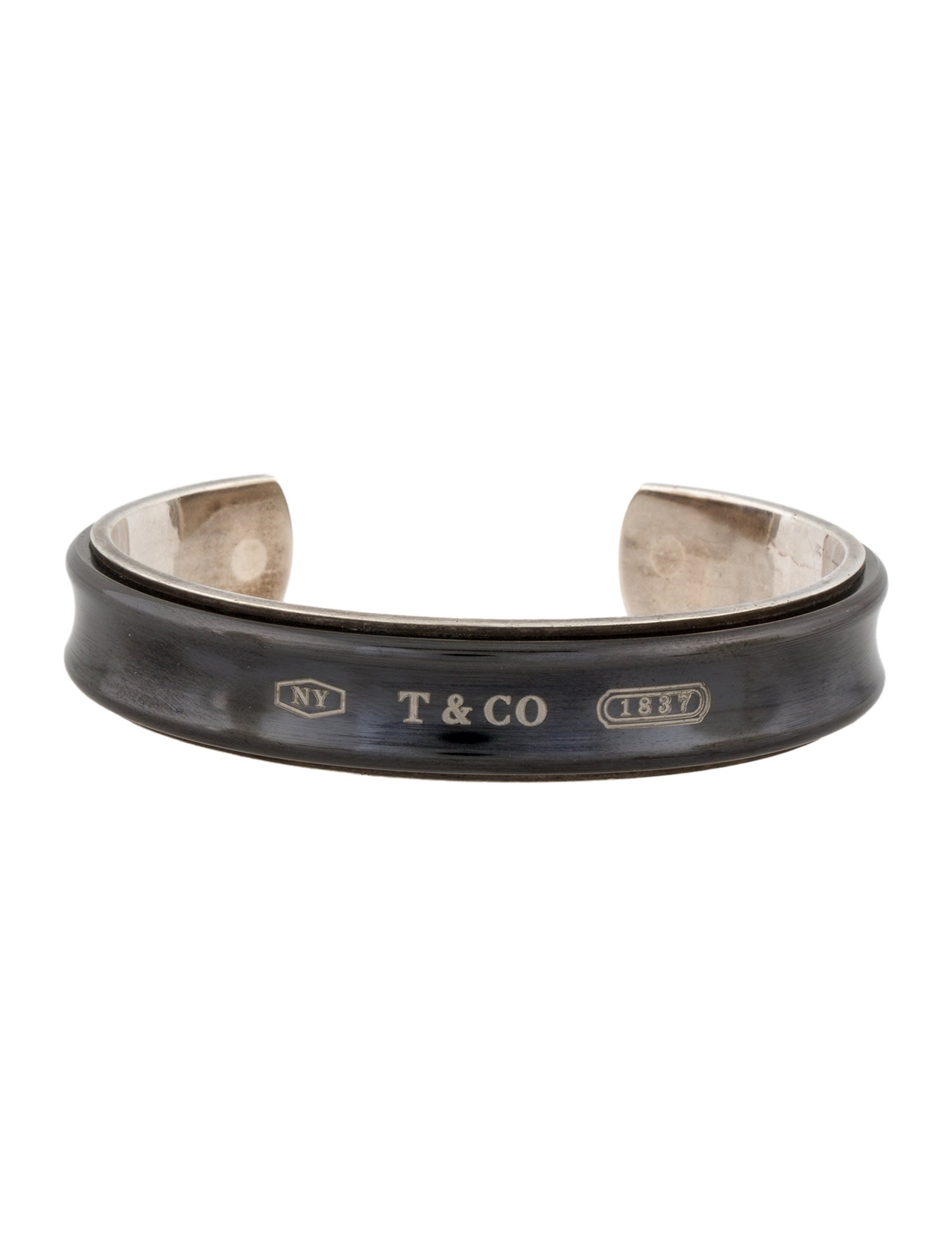 Tiffany & Co. 1837 Titanium Cuff Bracelet - Sterling Silver Cuff ...