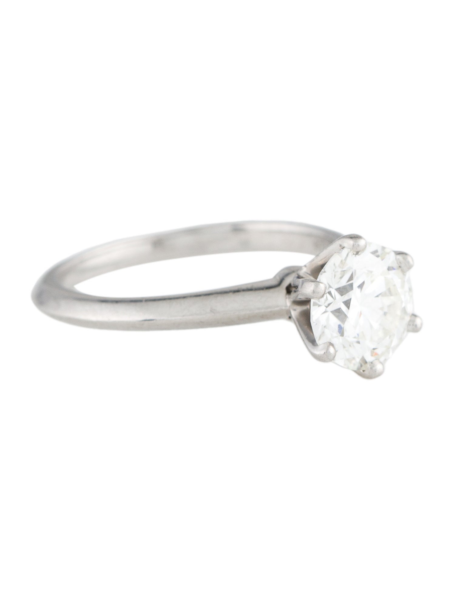 Tiffany & Co. Platinum 1.81ct Diamond Solitaire Engagement Ring - 950 ...