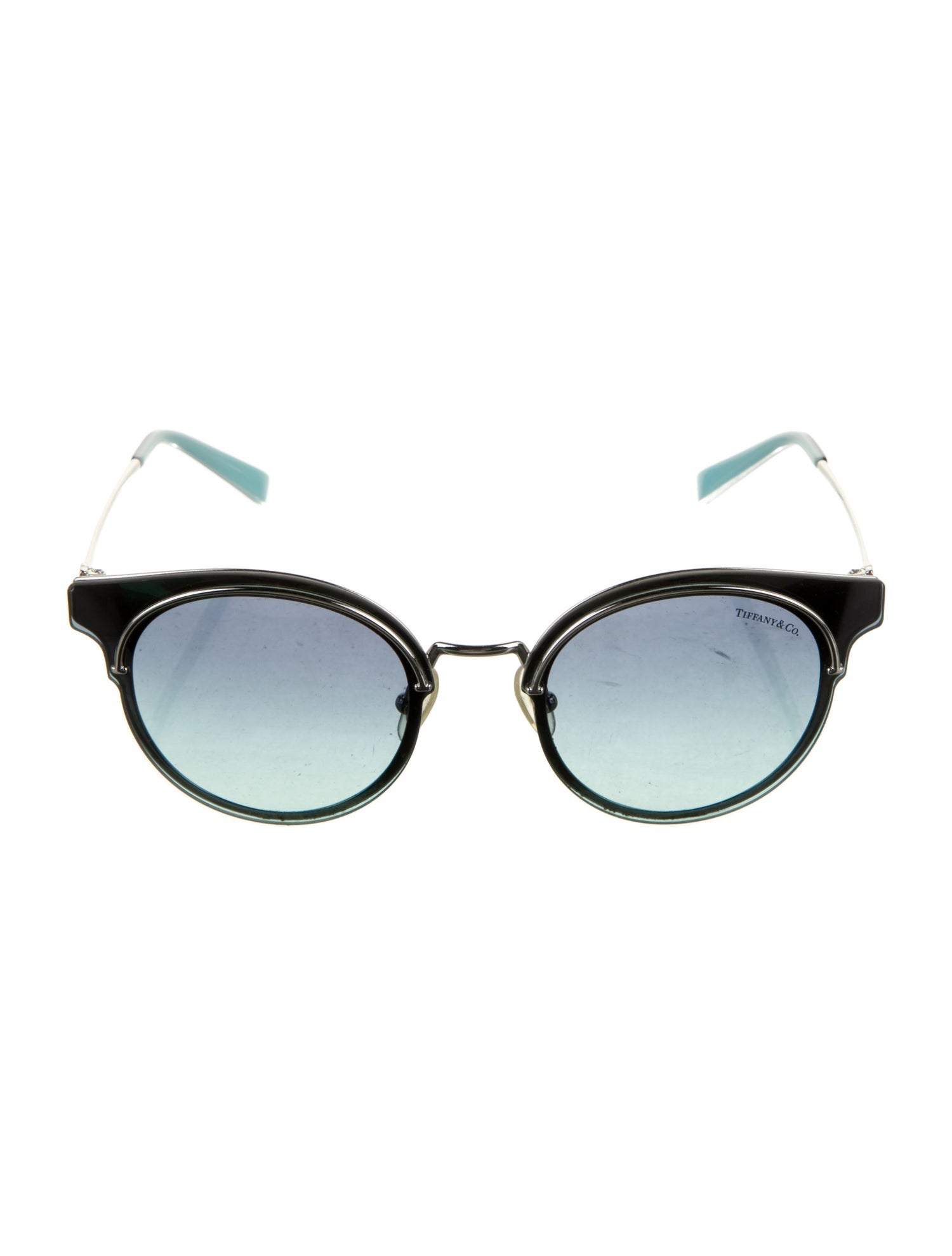 Tiffany & Co. Round Tinted Sunglasses - Blue Sunglasses, Accessories ...