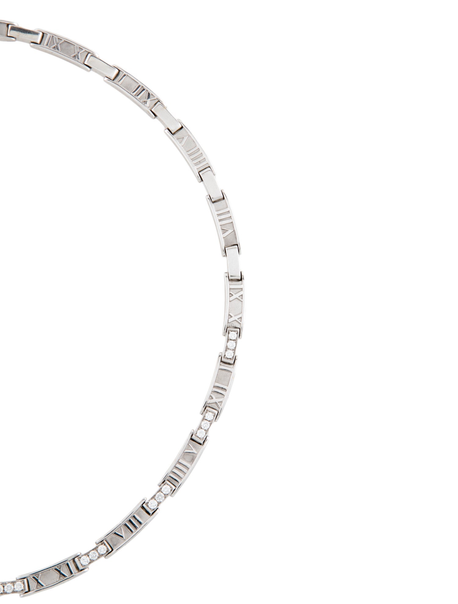 Tiffany & Co. Vintage 18K 1.80ctw Diamond Atlas Collar Necklace - 18K ...