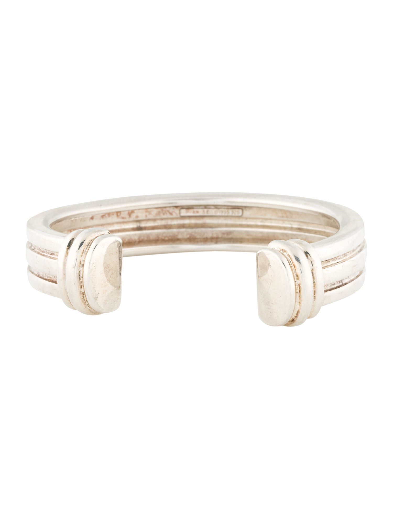 Tiffany & Co. Vintage Atlas Ribbed Cuff Bracelet - Sterling Silver Cuff, Bracelets - TIF310143 ...