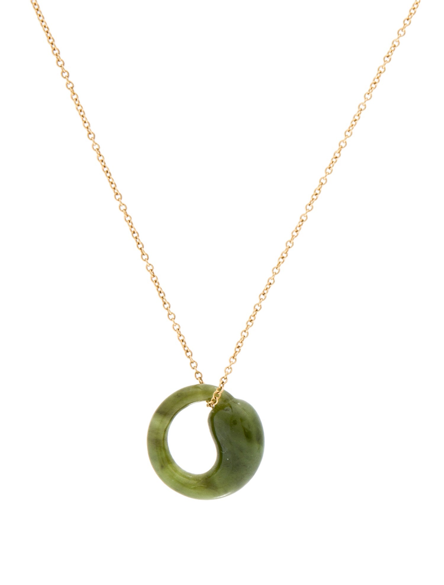 Tiffany & Co. 18K Eternal Circle Pendant Necklace - 18K Yellow Gold ...