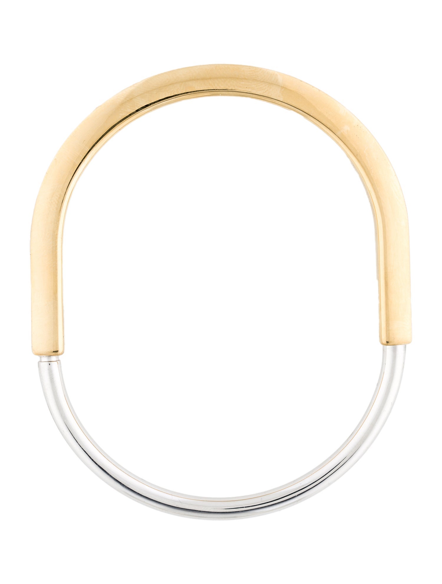 Tiffany & Co. 18K Lock Bangle Bracelet - 18K Yellow Gold Bangle ...