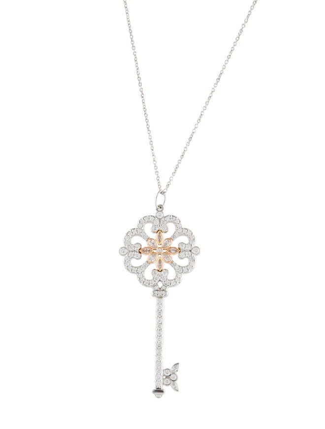 Messika 18K Diamond Move 10th Small Pendant Necklace - Rhodium-Plated 18K White Gold Pendant ...