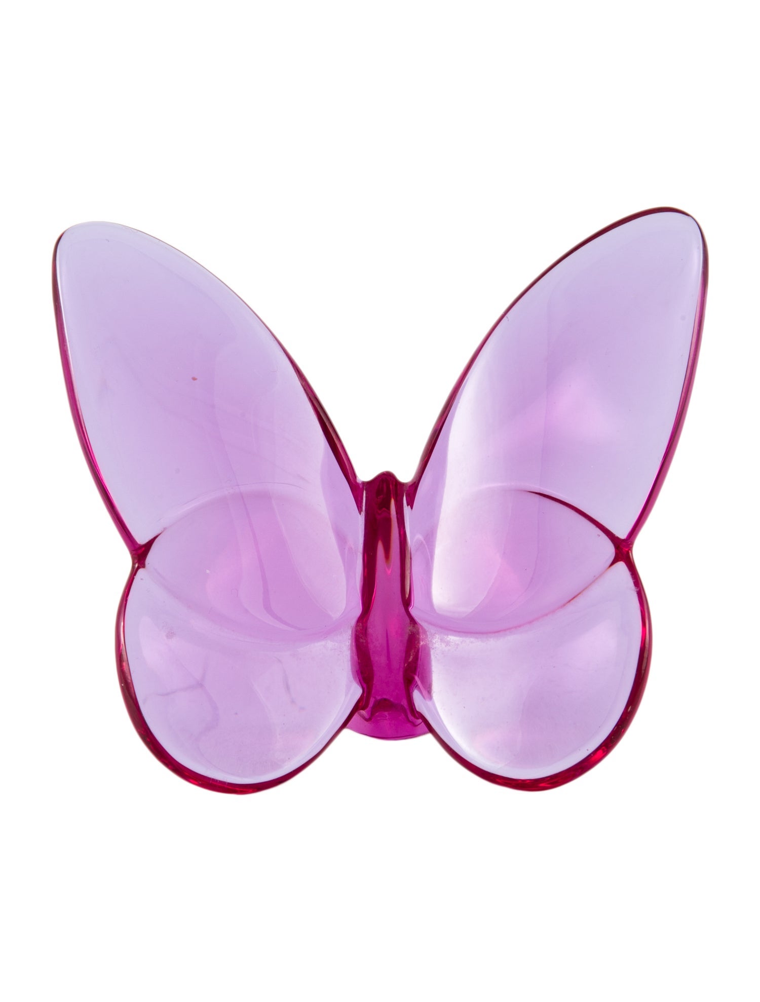Baccarat Tiffany & Co. Papillon Lucky Butterfly Figurine - Purple ...