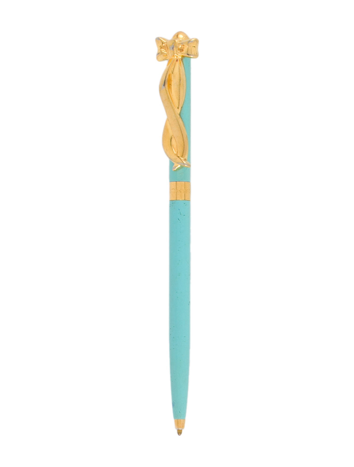 Tiffany & Co. Signature Bow Vintage Ballpoint Purse Pen - Blue Books ...