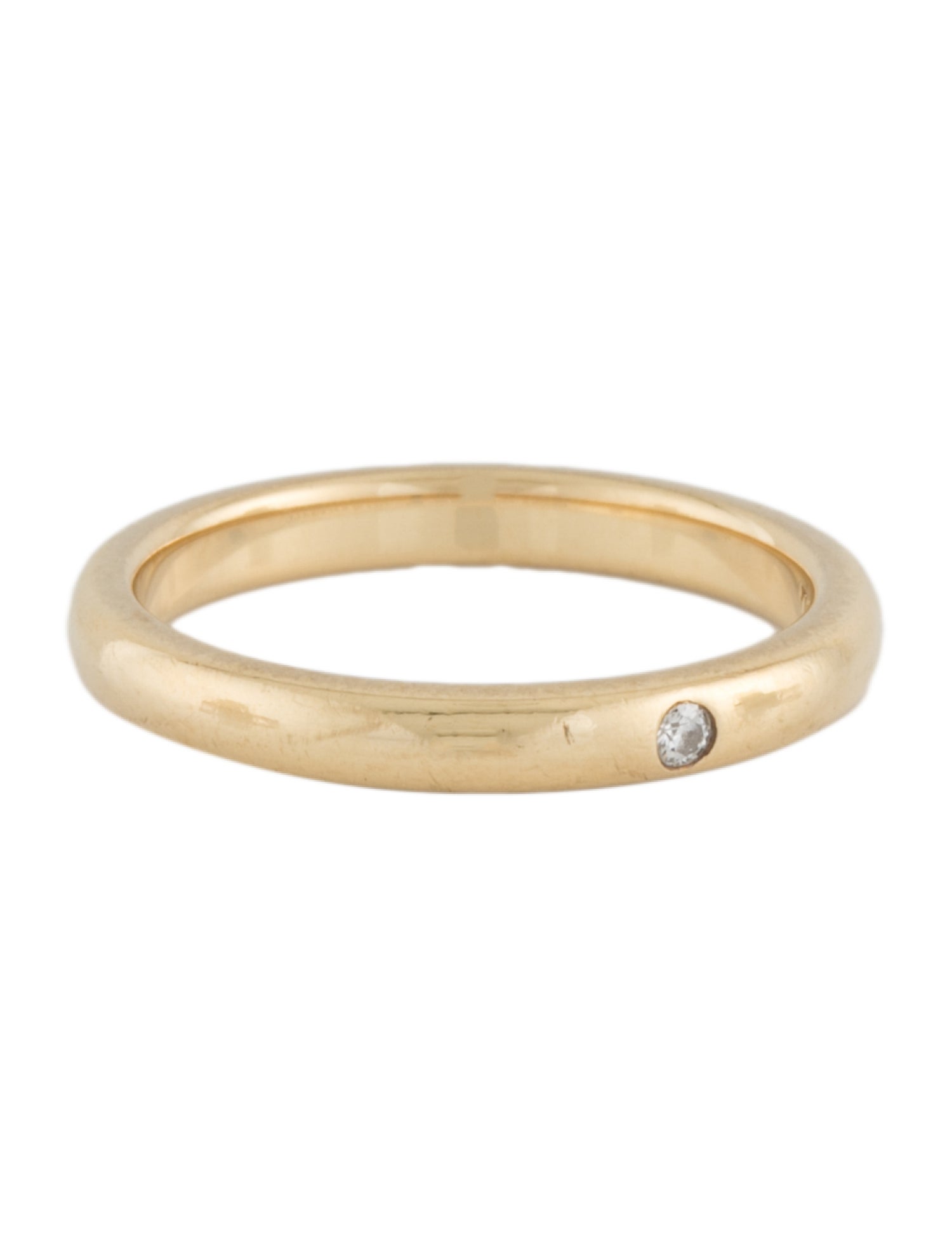 Tiffany & Co. 18K Diamond Elsa Peretti® Band ring - 18K Yellow Gold ...