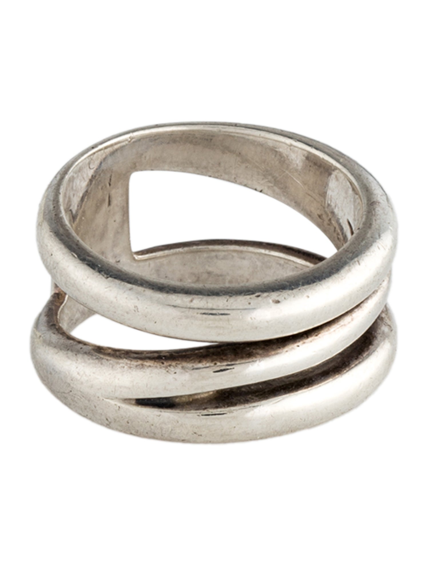 Tiffany & Co. Open Diagonal Band - Sterling Silver Band, Rings ...