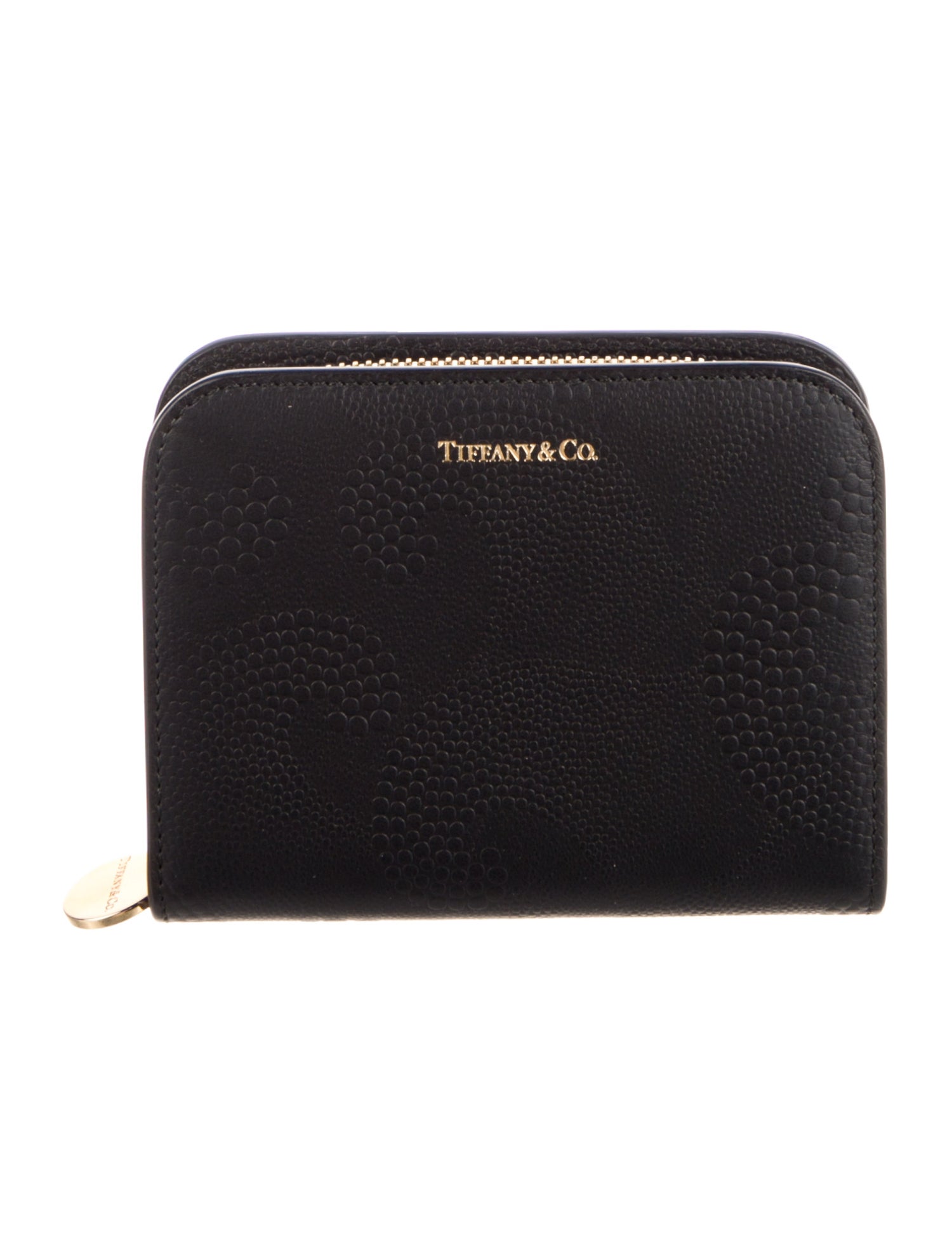 Tiffany & Co. Leather Compact Wallet - Black Wallets, Accessories - TIF321400 | The RealReal