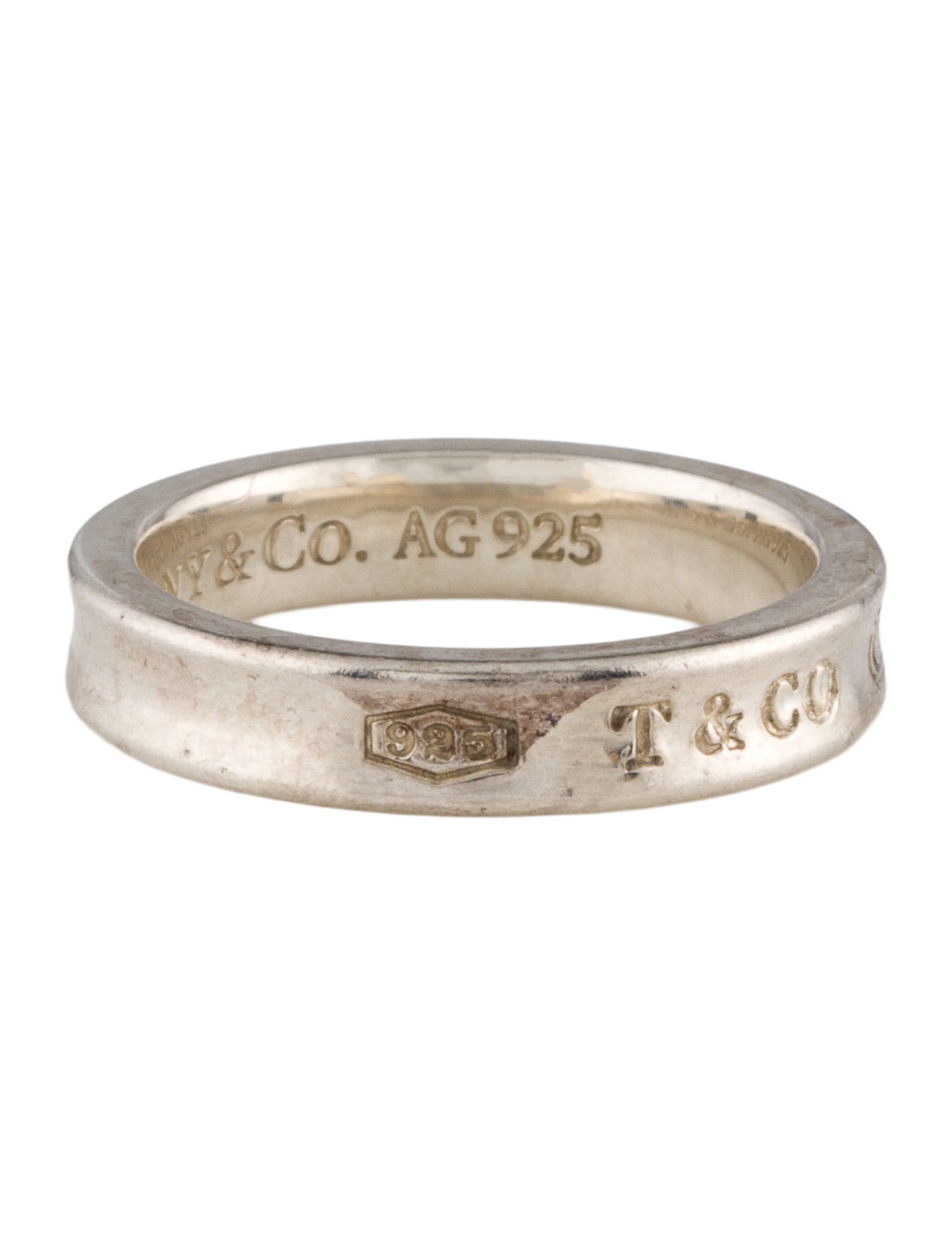 Tiffany & Co. 1837 Narrow Band Ring - Sterling Silver Band, Rings ...