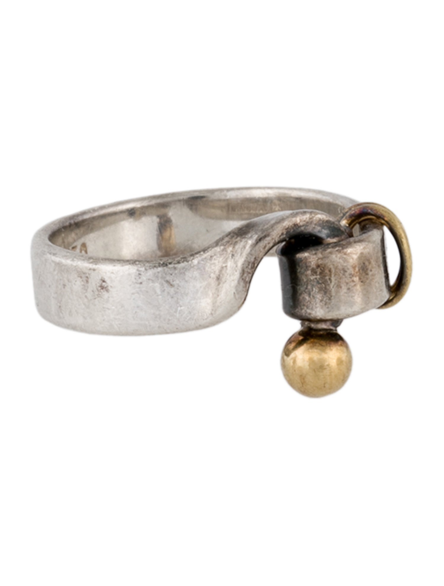 Tiffany & Co. Vintage Two-Tone Hook & Eye Band - Band, Rings ...