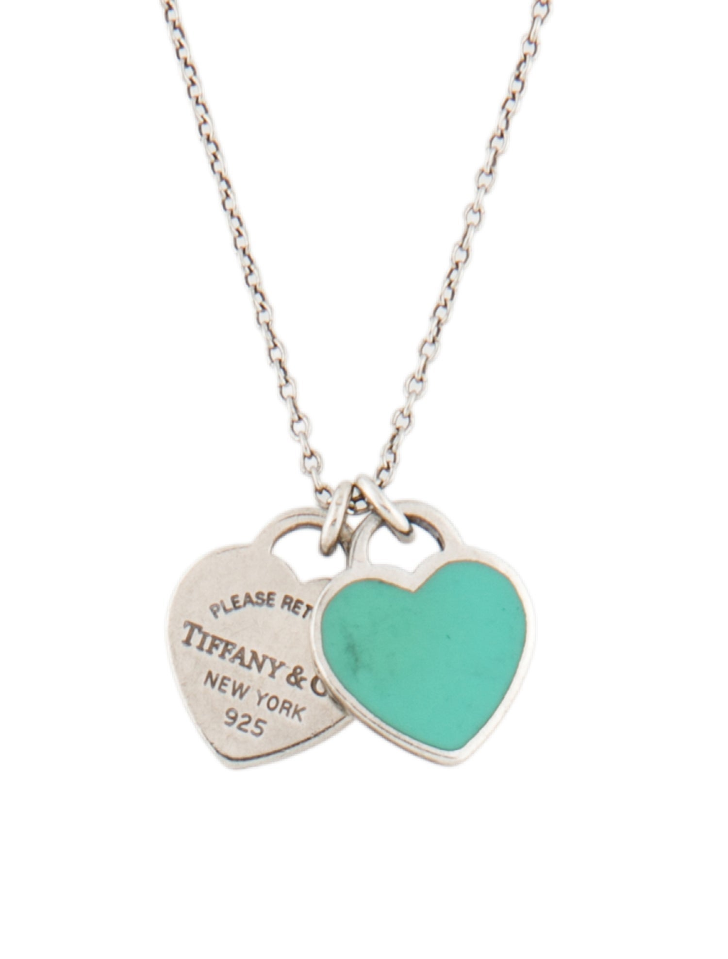 Tiffany & Co. Tiffany Blue® Mini Double Heart Tag Pendant - Pendant ...