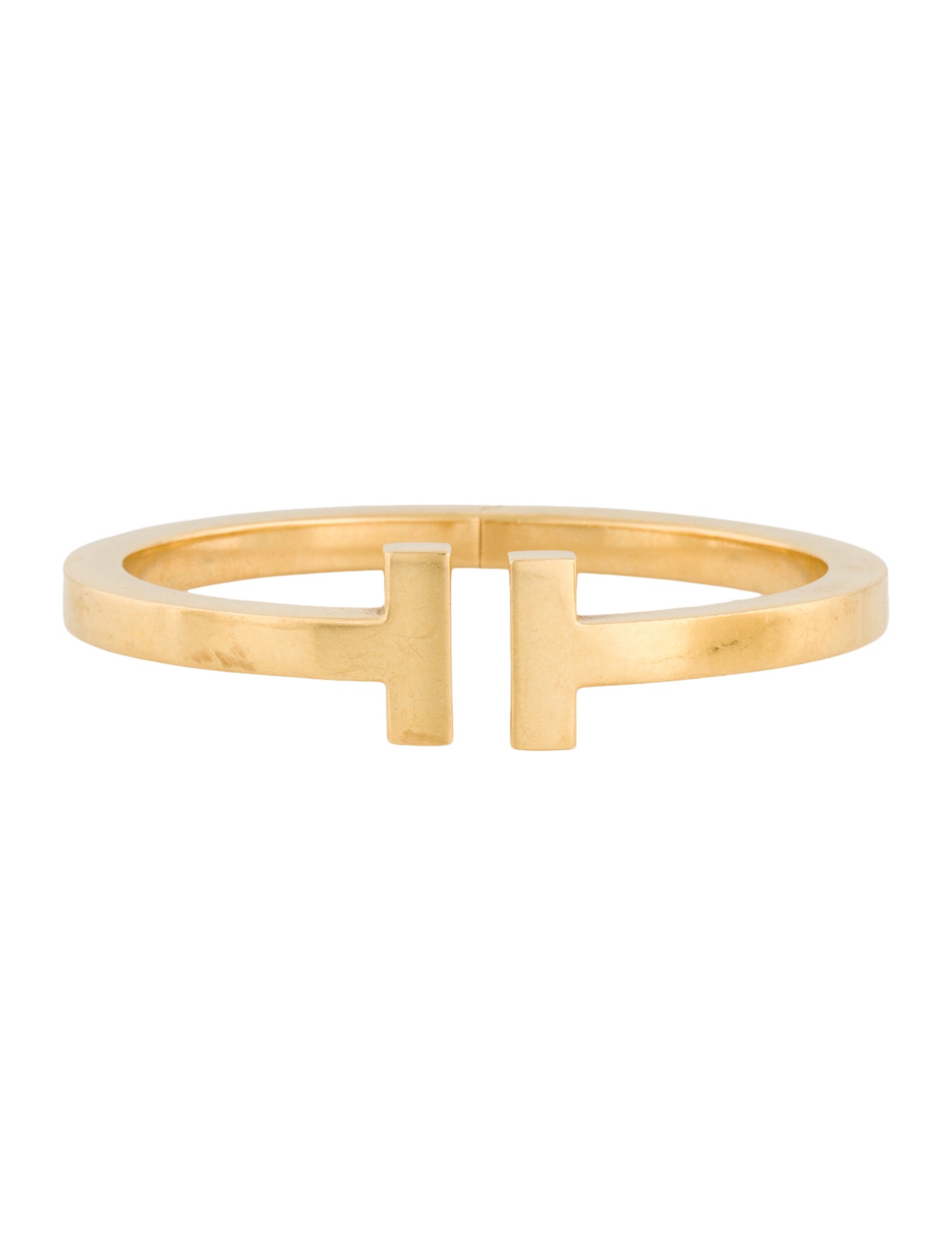Tiffany & Co. 18K T Square Cuff Bracelet - 18K Yellow Gold Cuff ...