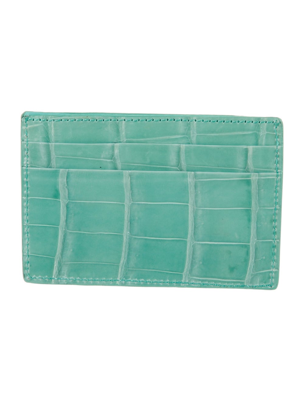 Tiffany & Co. Embossed Leather Card Holder - Blue Wallets, Accessories ...