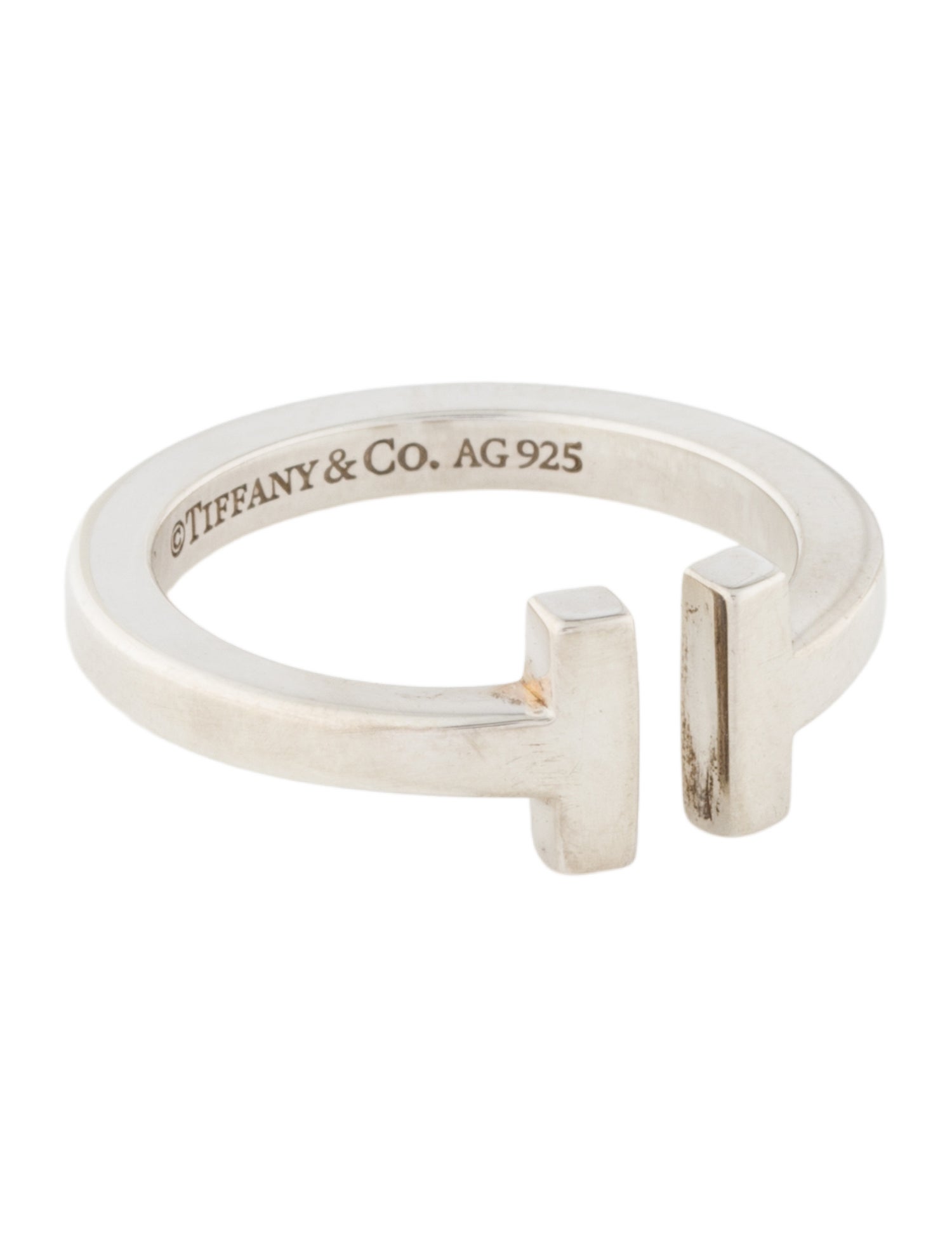 Tiffany & Co. T Square Ring - Band, Rings - TIF333425 | The RealReal