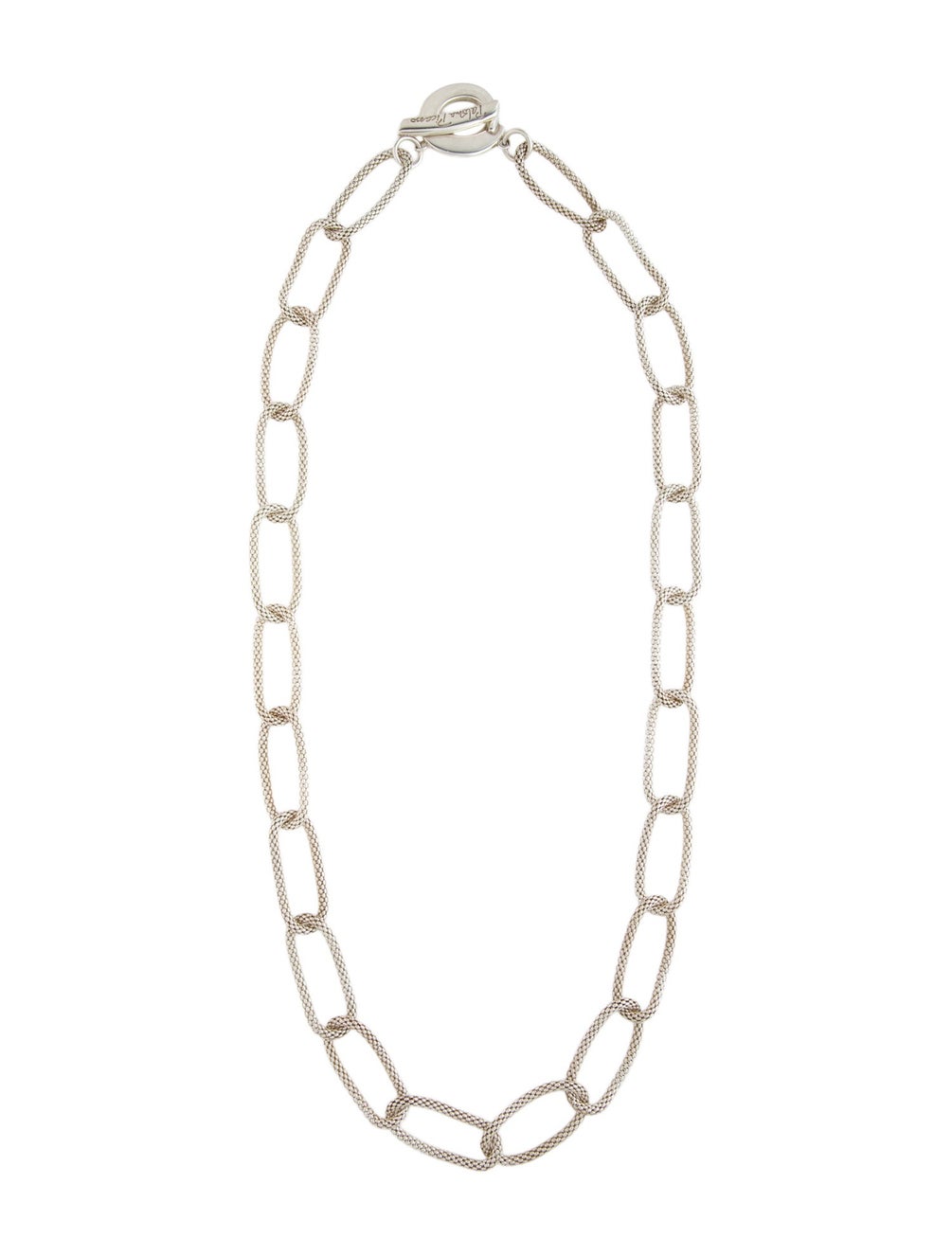 Tiffany & Co. Mesh Link Toggle Necklace - Chain, Necklaces - TIF339926 ...