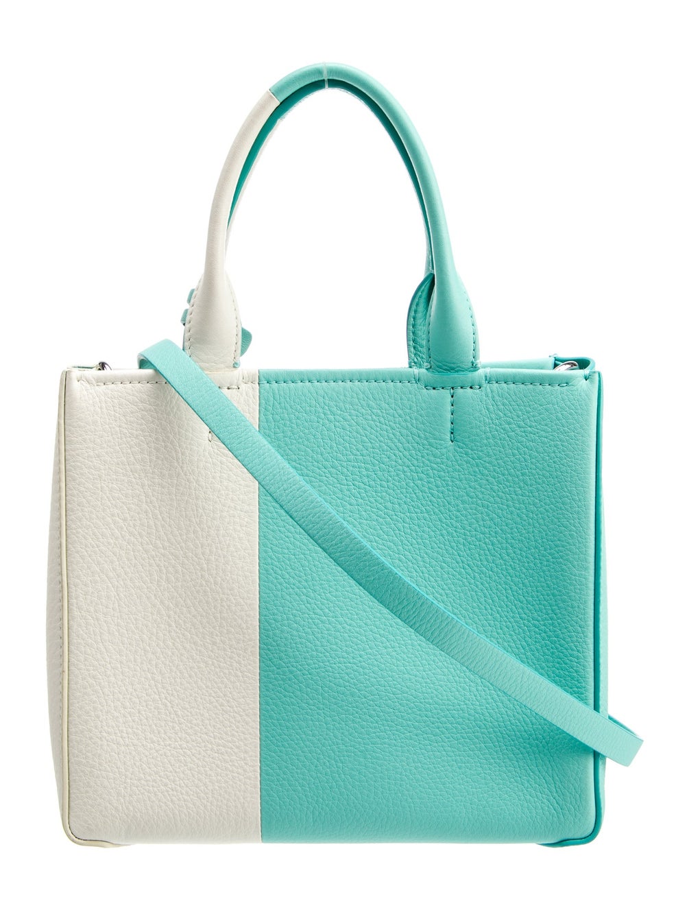Tiffany & Co. Leather Top Handle Bag - Blue Handle Bags, Handbags ...