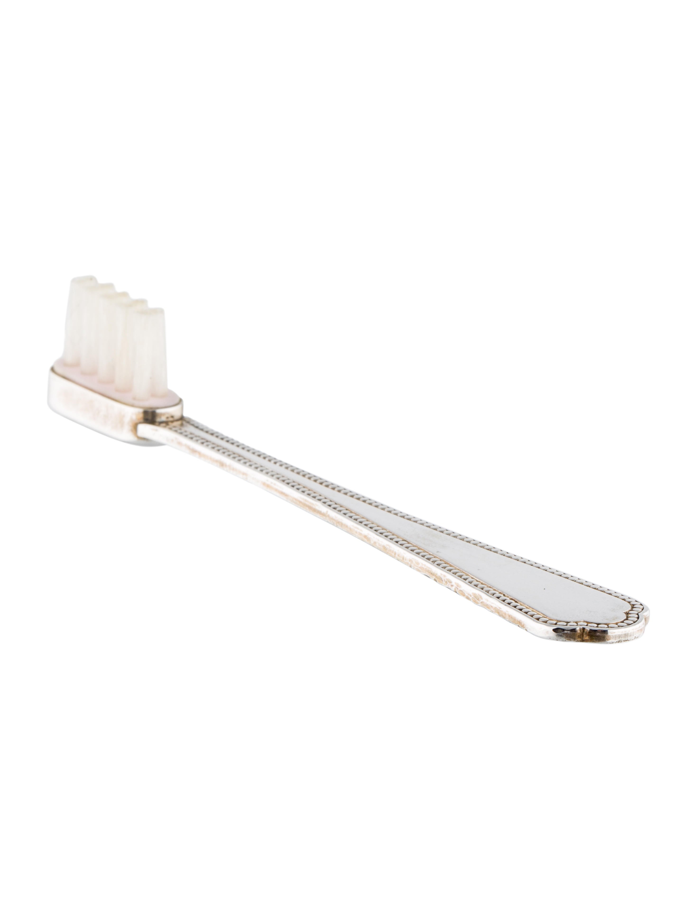Tiffany & Co. Sterling Silver Baby Toothbrush - Silver - TIF35639 | The ...