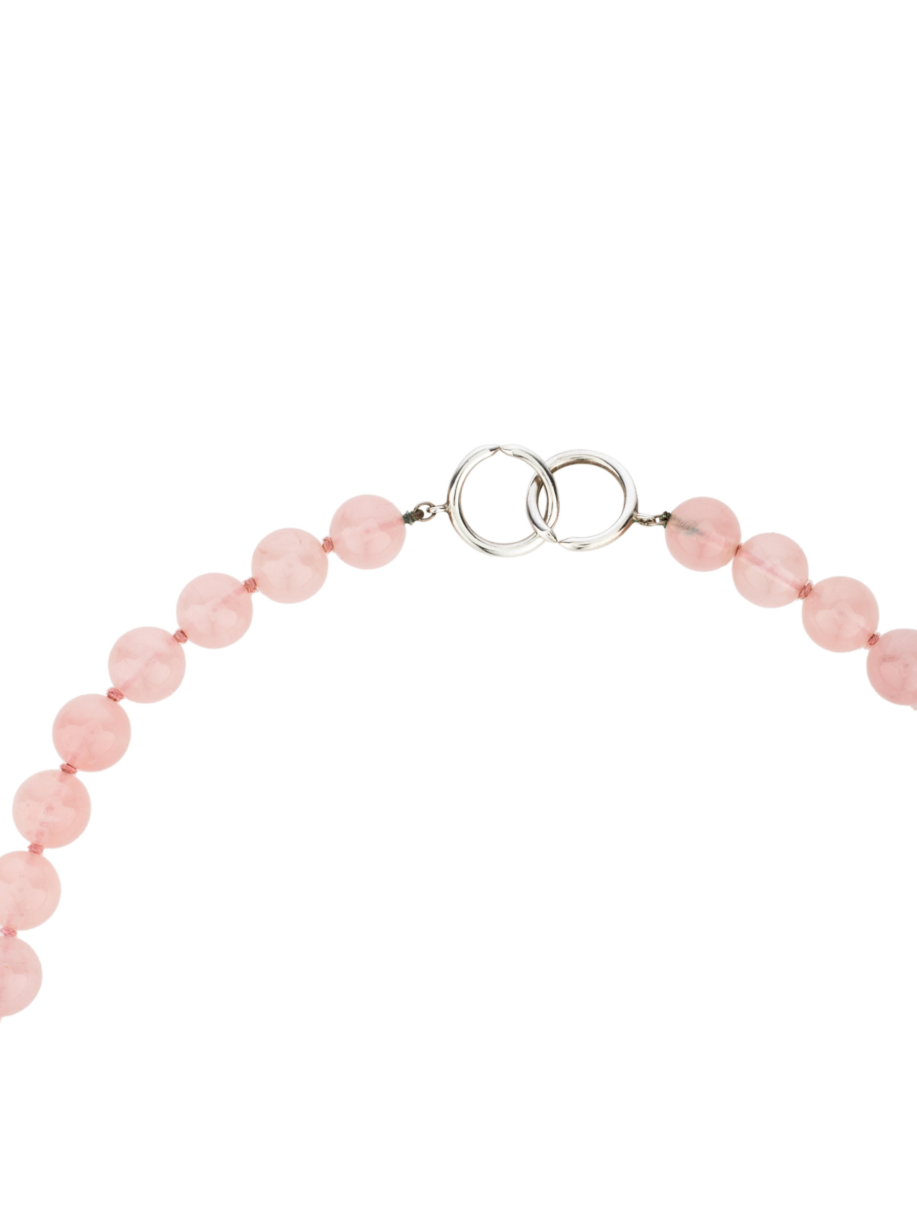Tiffany & Co. Rose Quartz Bead Necklace - Necklaces - TIF44136 | The ...