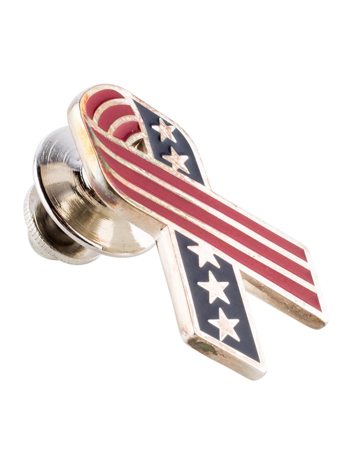 Tiffany & Co. American Flag Ribbon Pin - Brooches - TIF45372 | The RealReal