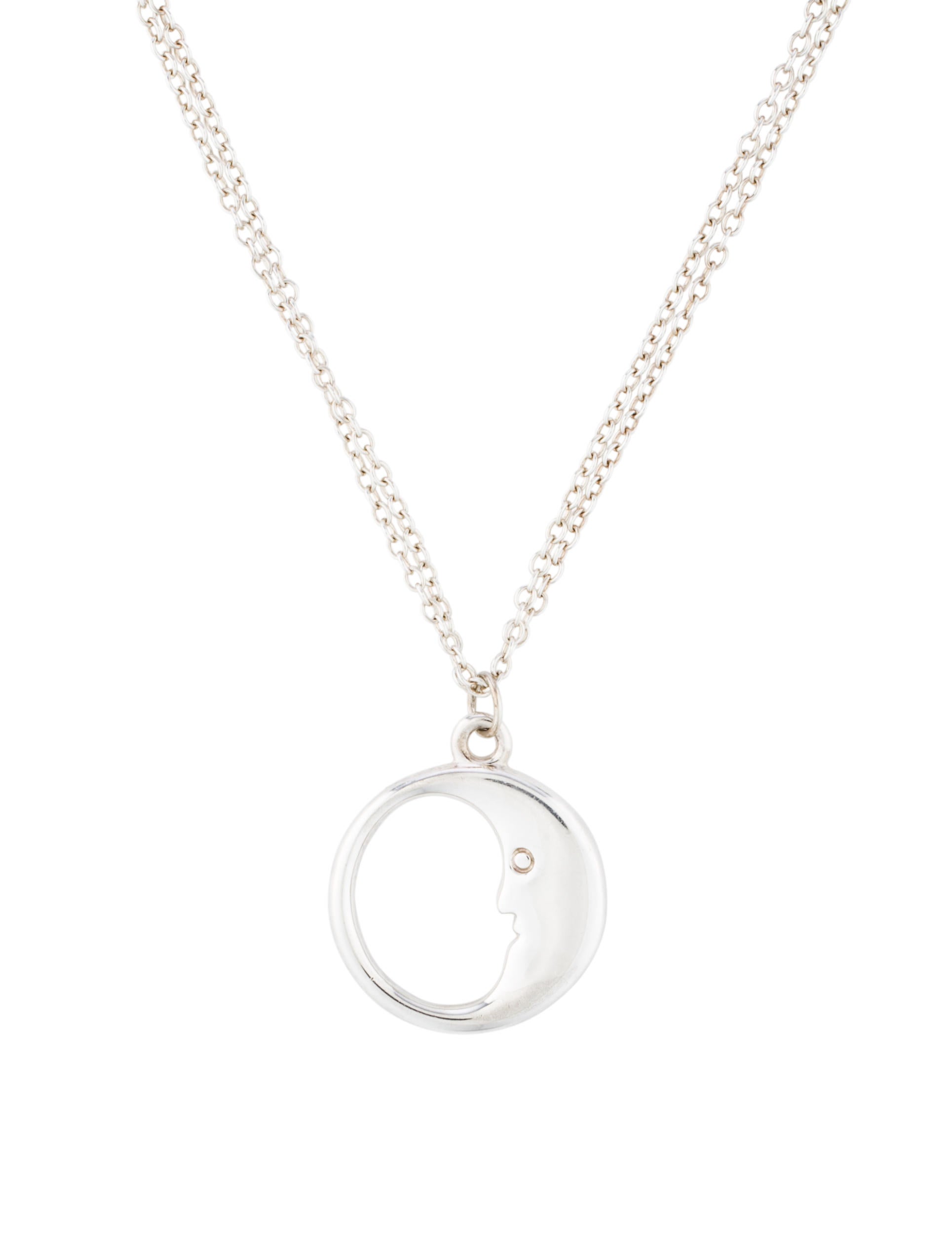 Tiffany & Co. Half Moon Pendant Necklace - Necklaces - TIF47025 | The ...