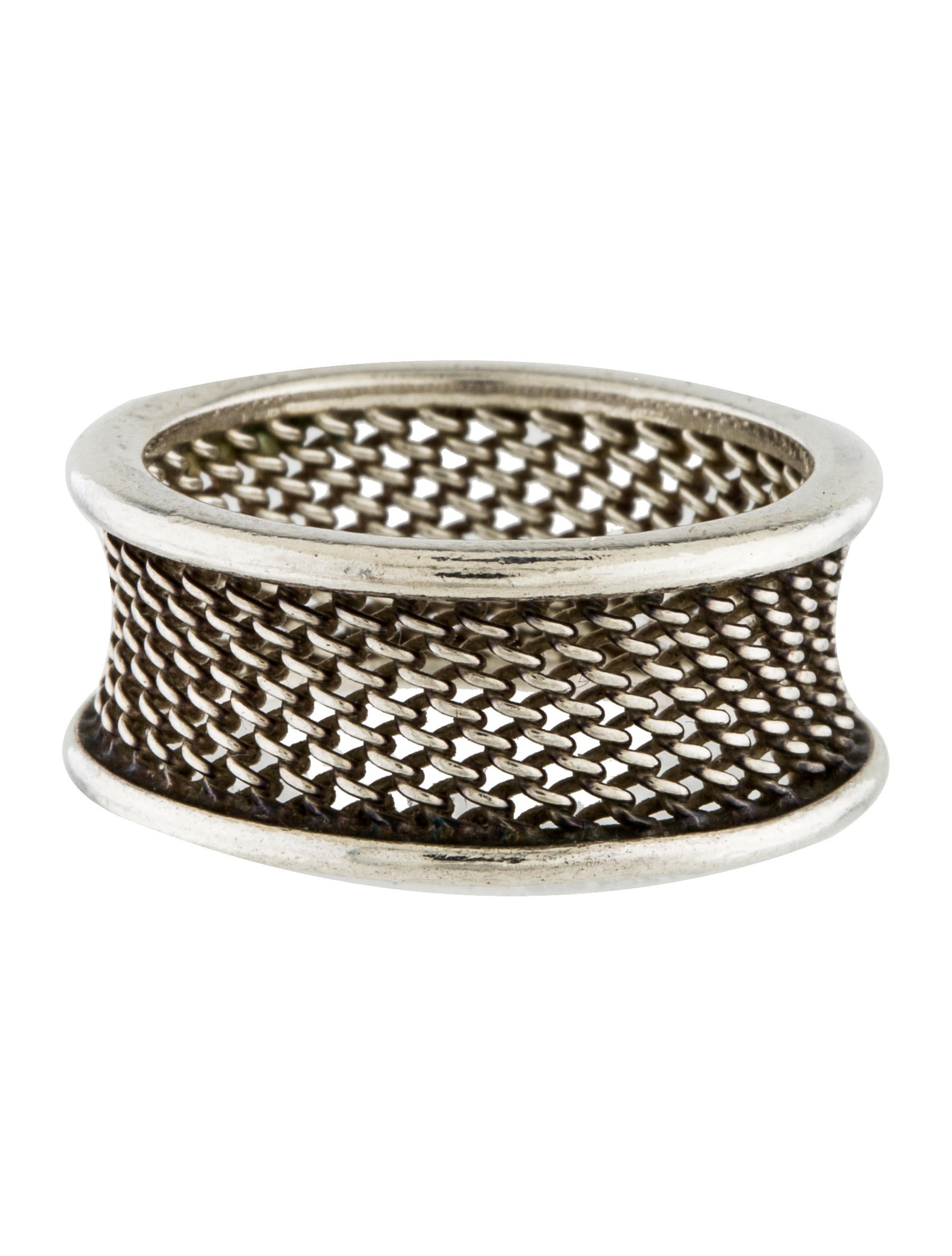 Tiffany & Co. Mesh Band Ring - Rings - TIF56407 | The RealReal